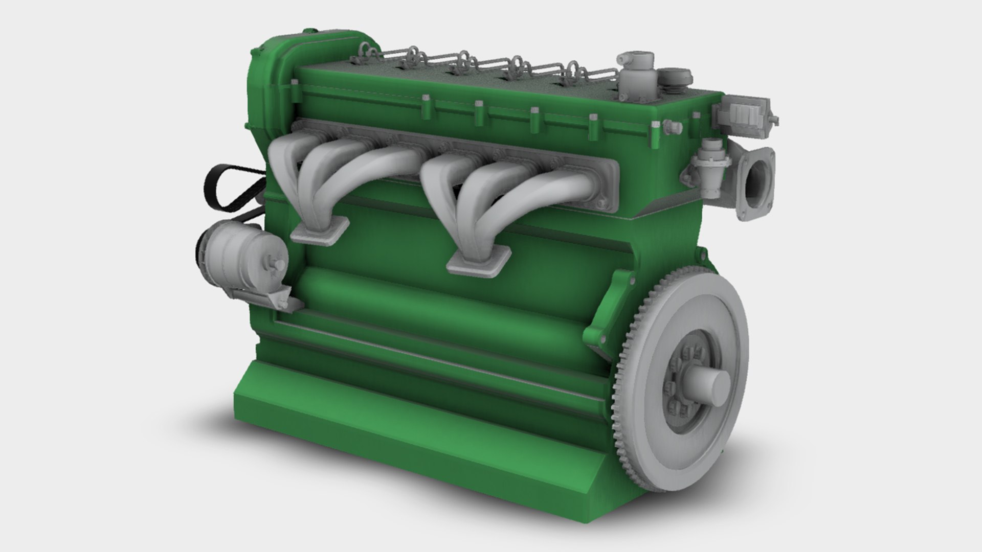 3D Diesel Engine - TurboSquid 2303444