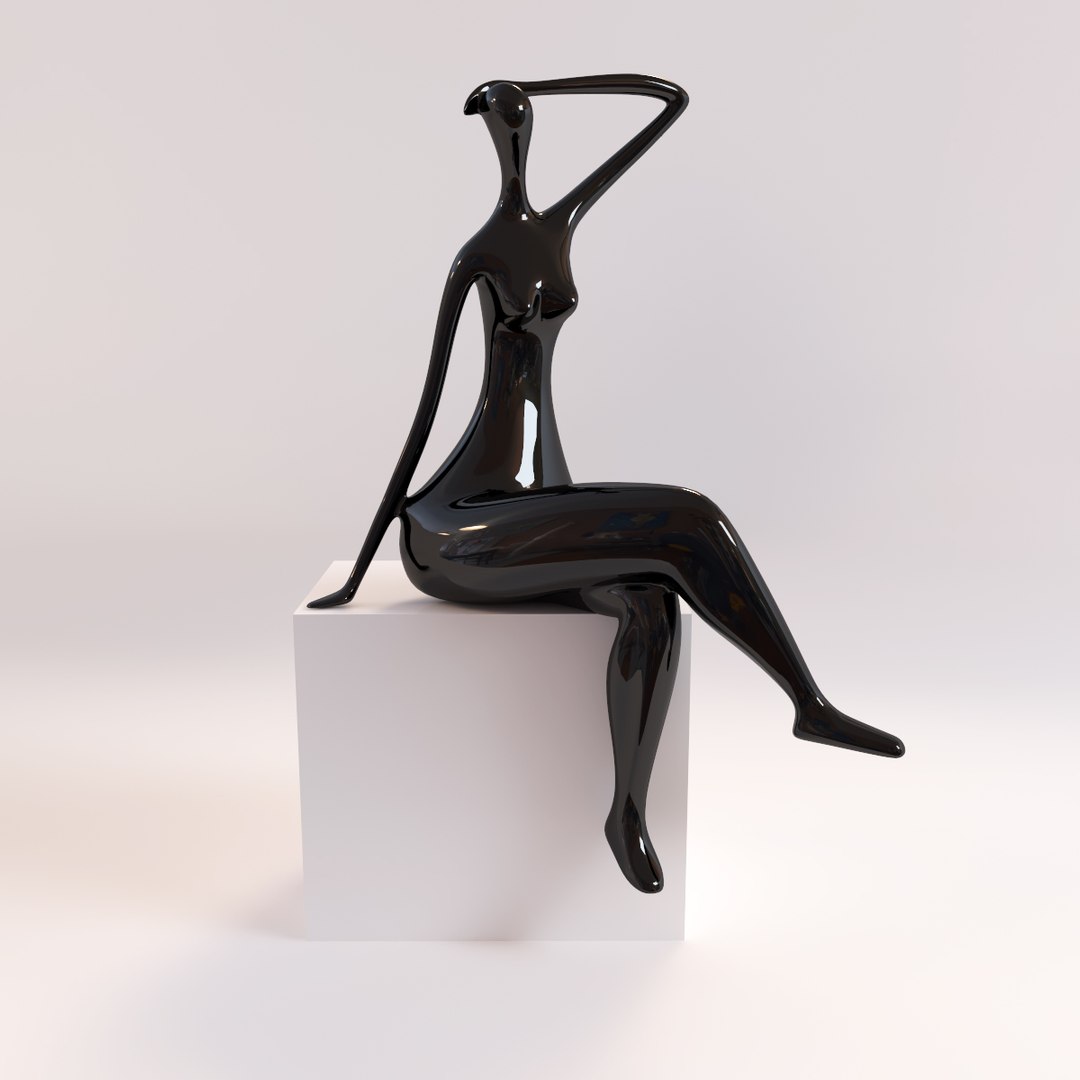 3D Model Statuette Lady - TurboSquid 1252915