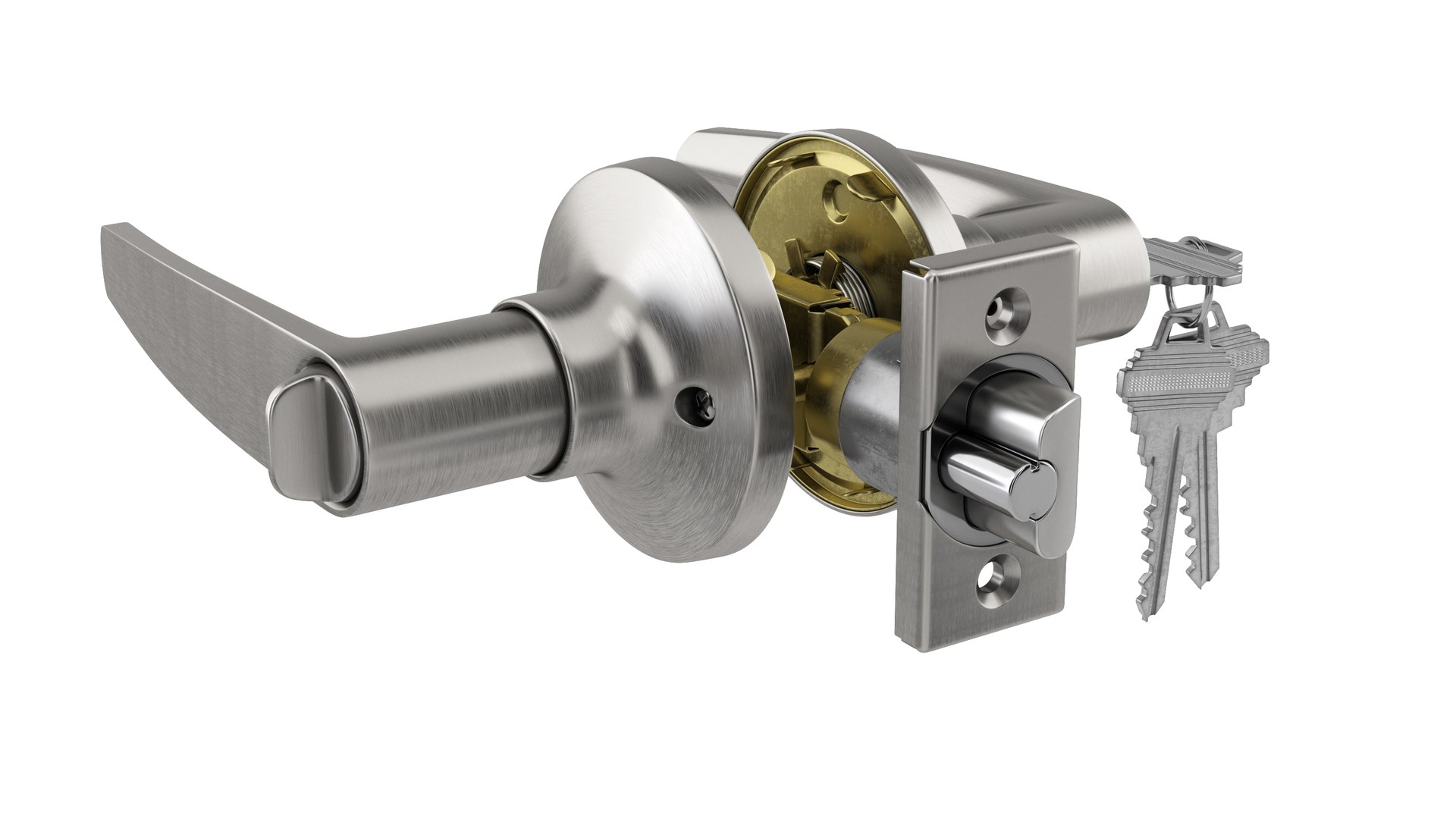 Door Handle 3D Model - TurboSquid 2139690
