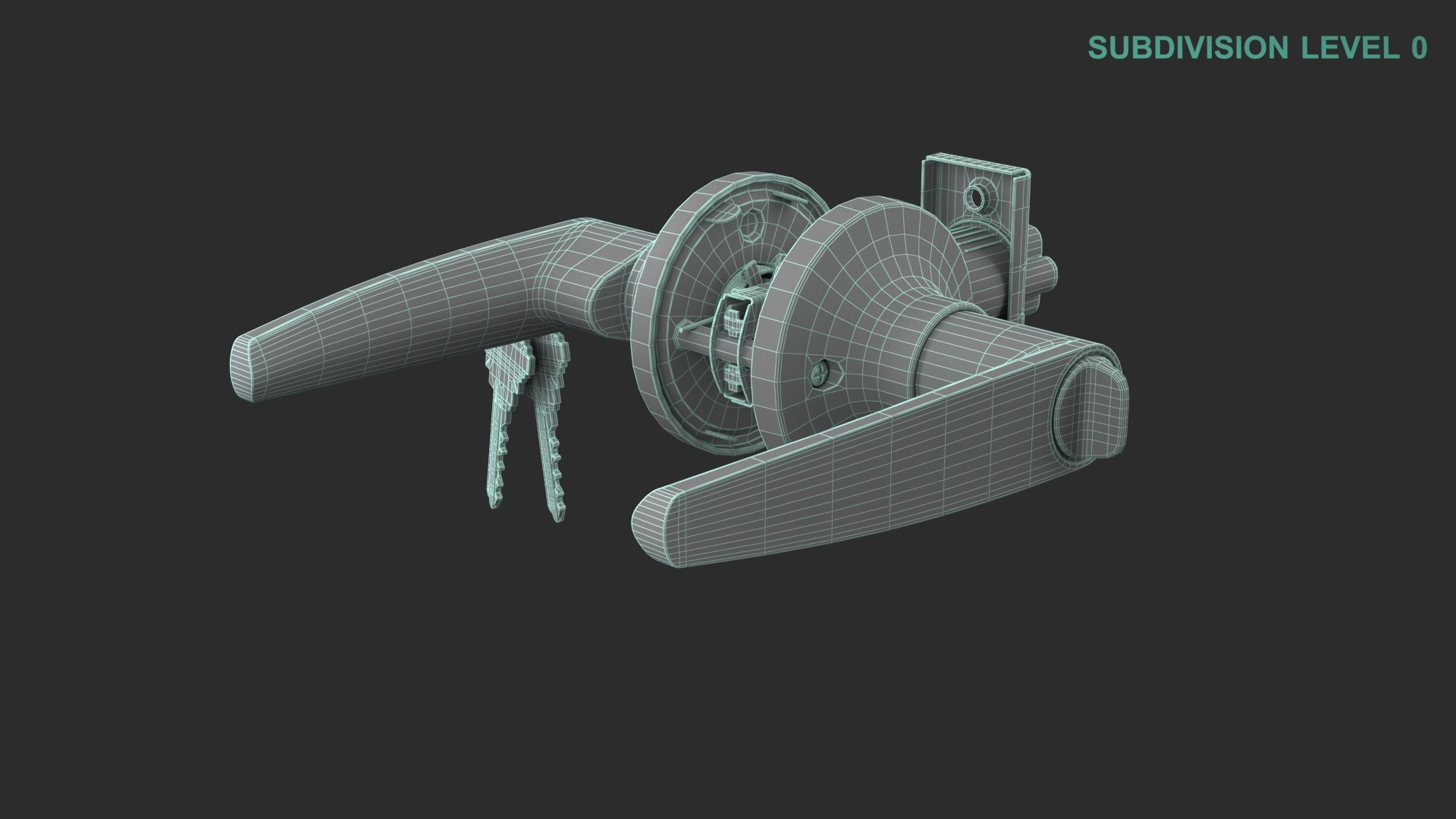 Door Handle 3D Model - TurboSquid 2139690