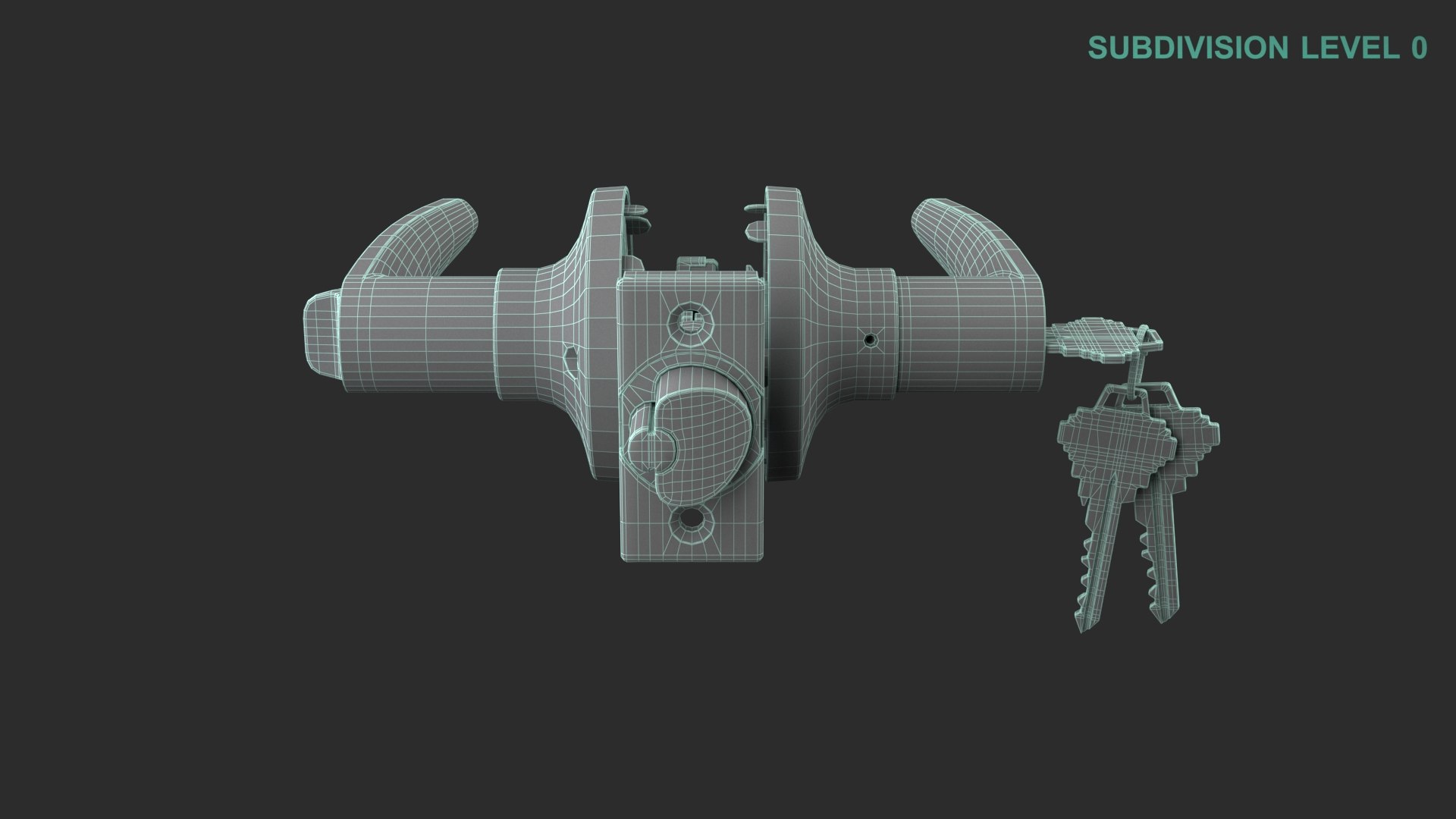 Door Handle 3D Model - TurboSquid 2139690