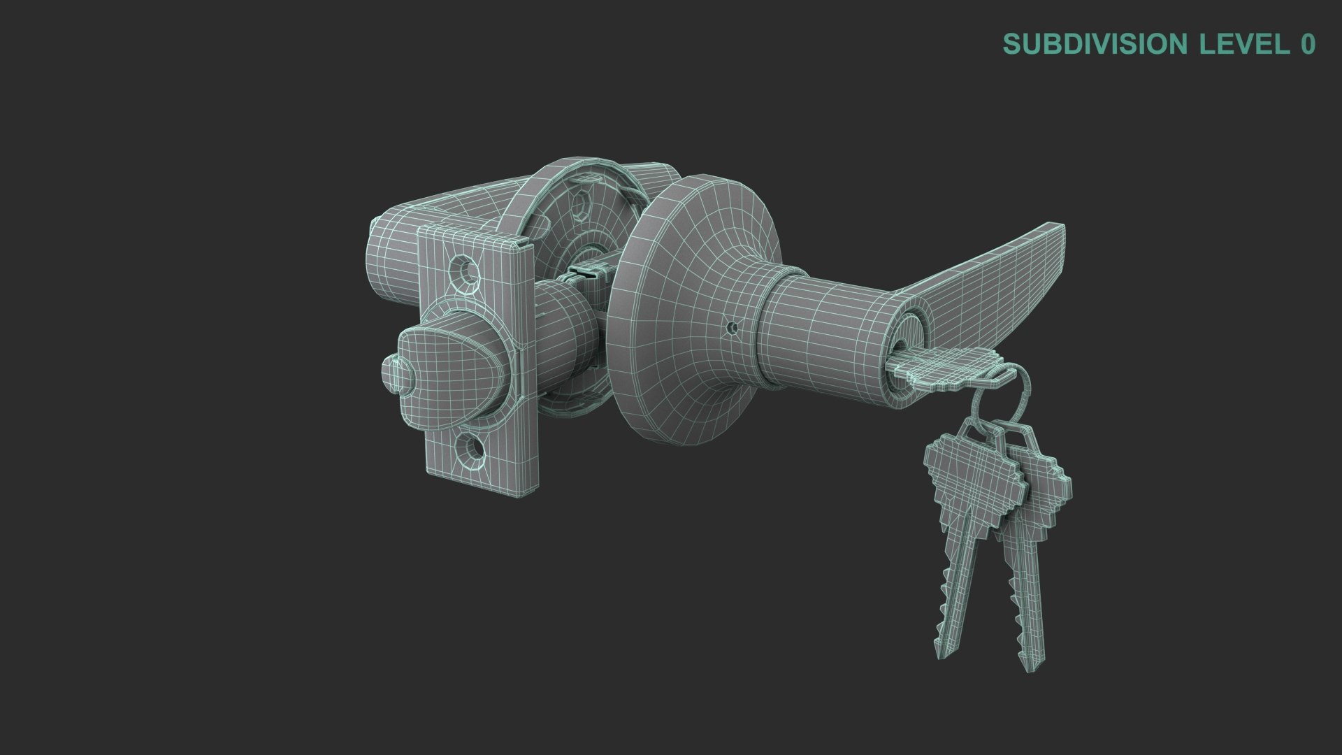 Door Handle 3D Model - TurboSquid 2139690