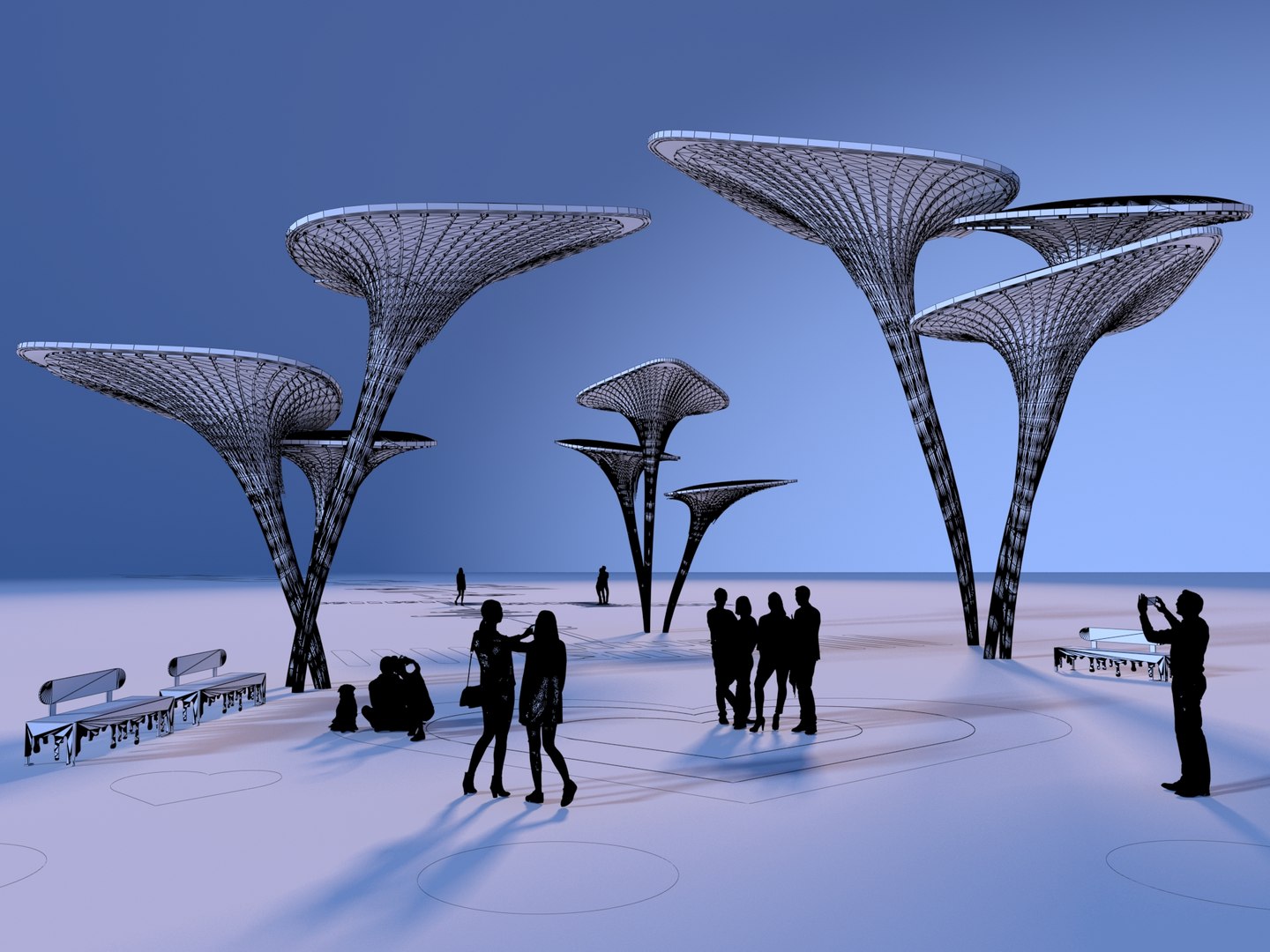 Mask Architects Arborescent Sculpture Art Installation Tree Inspired ...