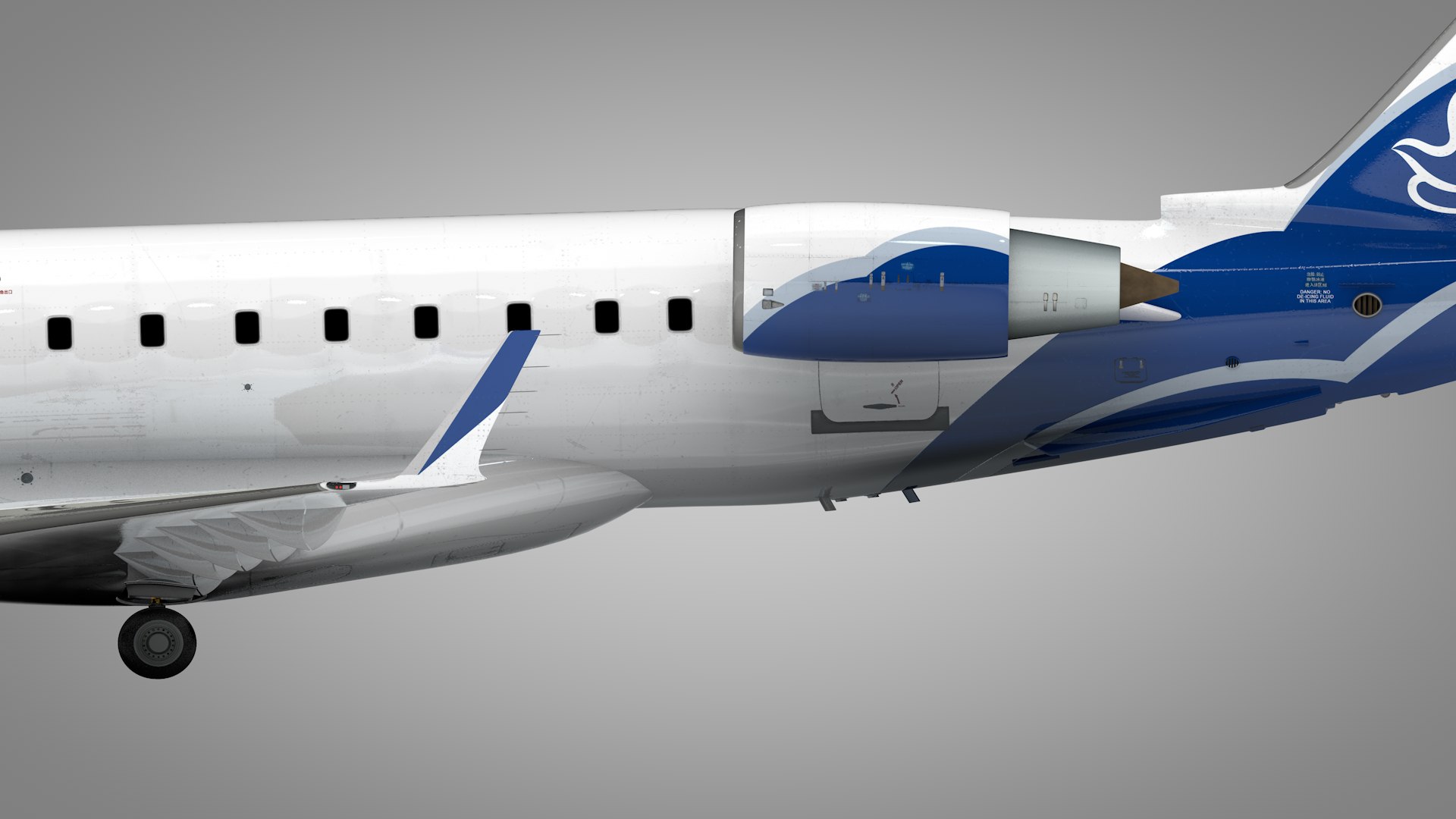 3D China Express Airlines BOMBARDIER CRJ 900 L2101 - TurboSquid 2180789