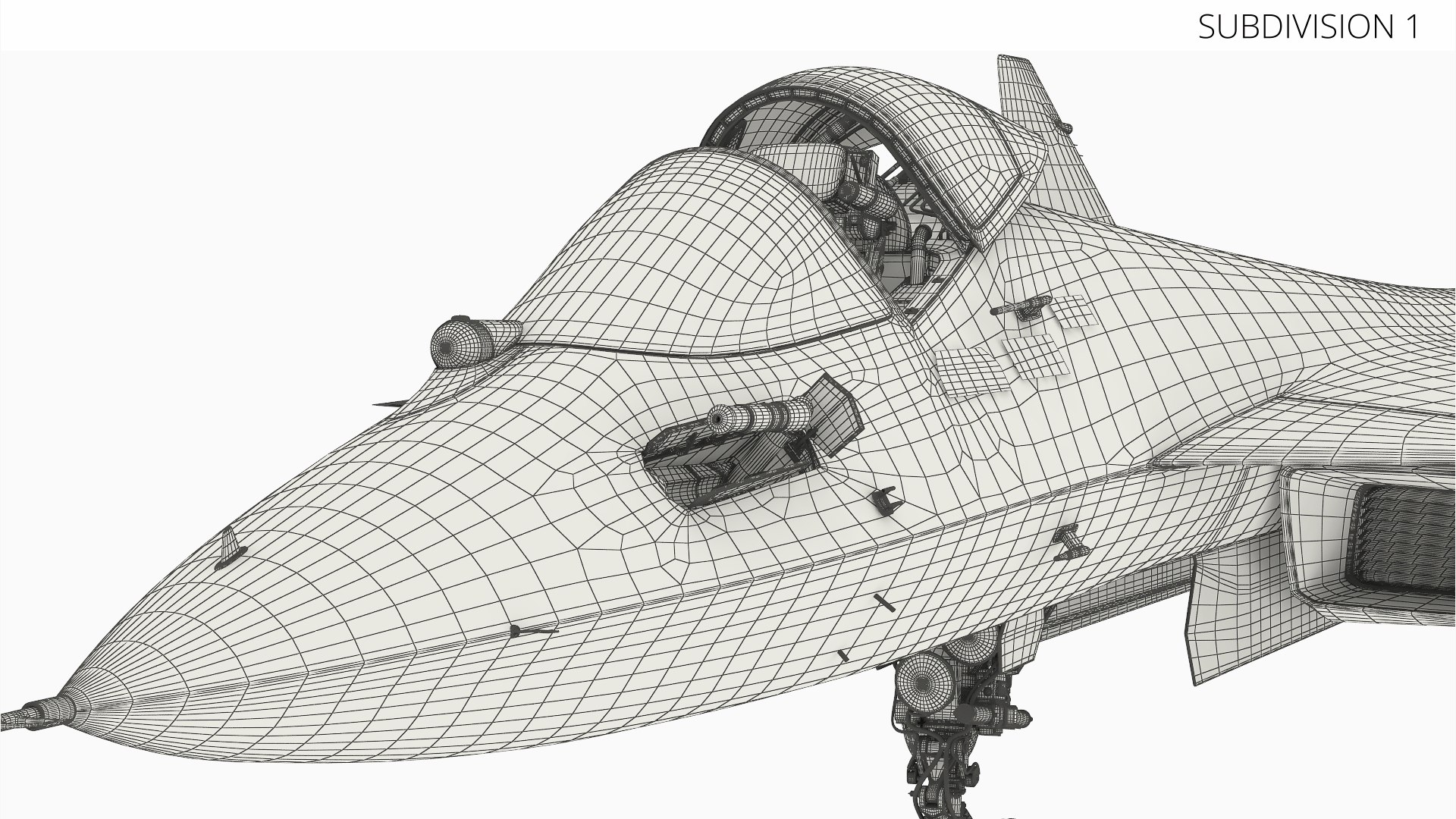 Su57 Twin Engine Stealth Aircraft Grey Camo Rigged 3D Model ...