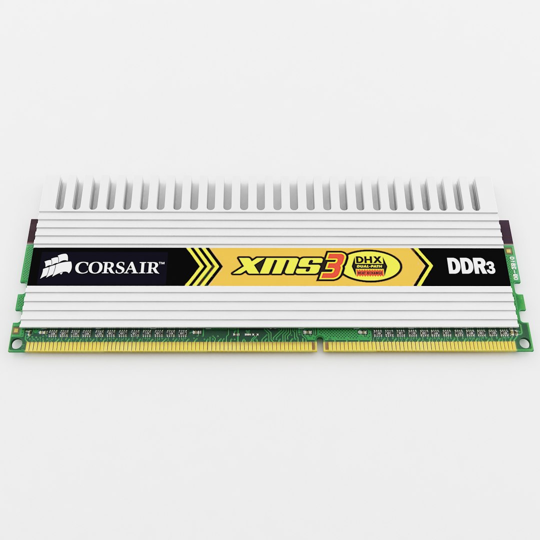 Ddr3 Ram 3D Model - TurboSquid 1299643