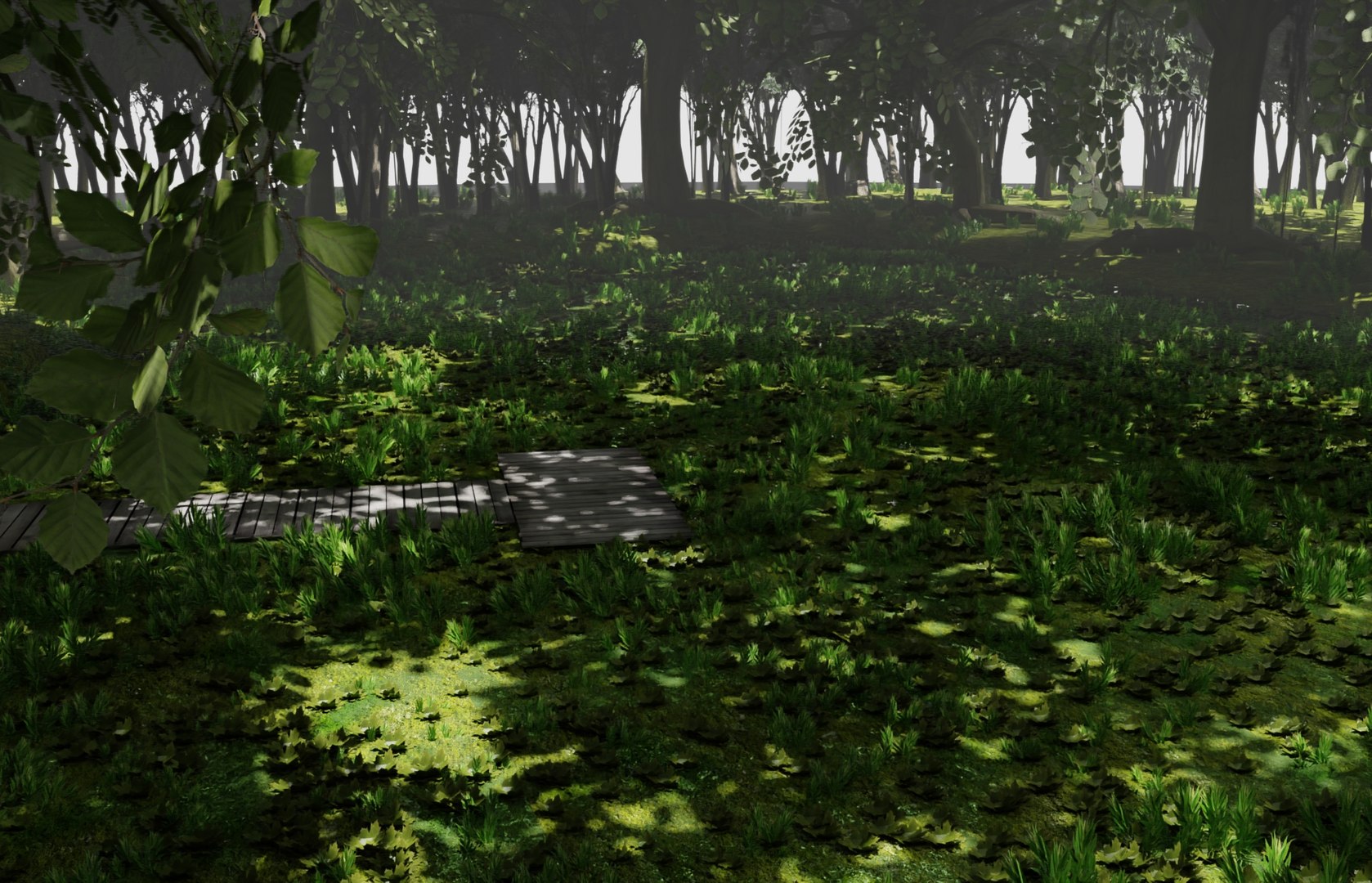 3D Swamp Nature - TurboSquid 1535203