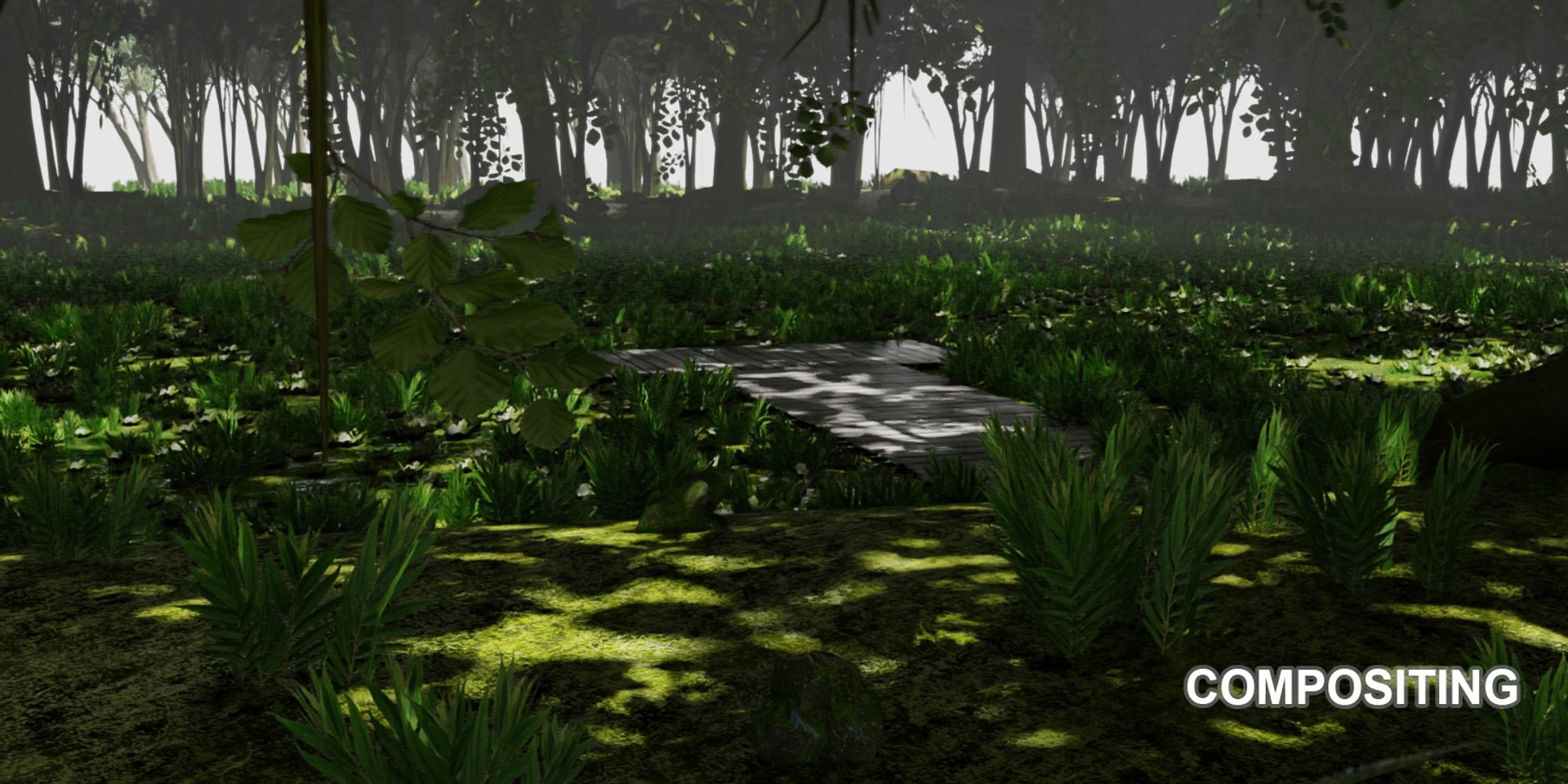 3D Swamp Nature - TurboSquid 1535203
