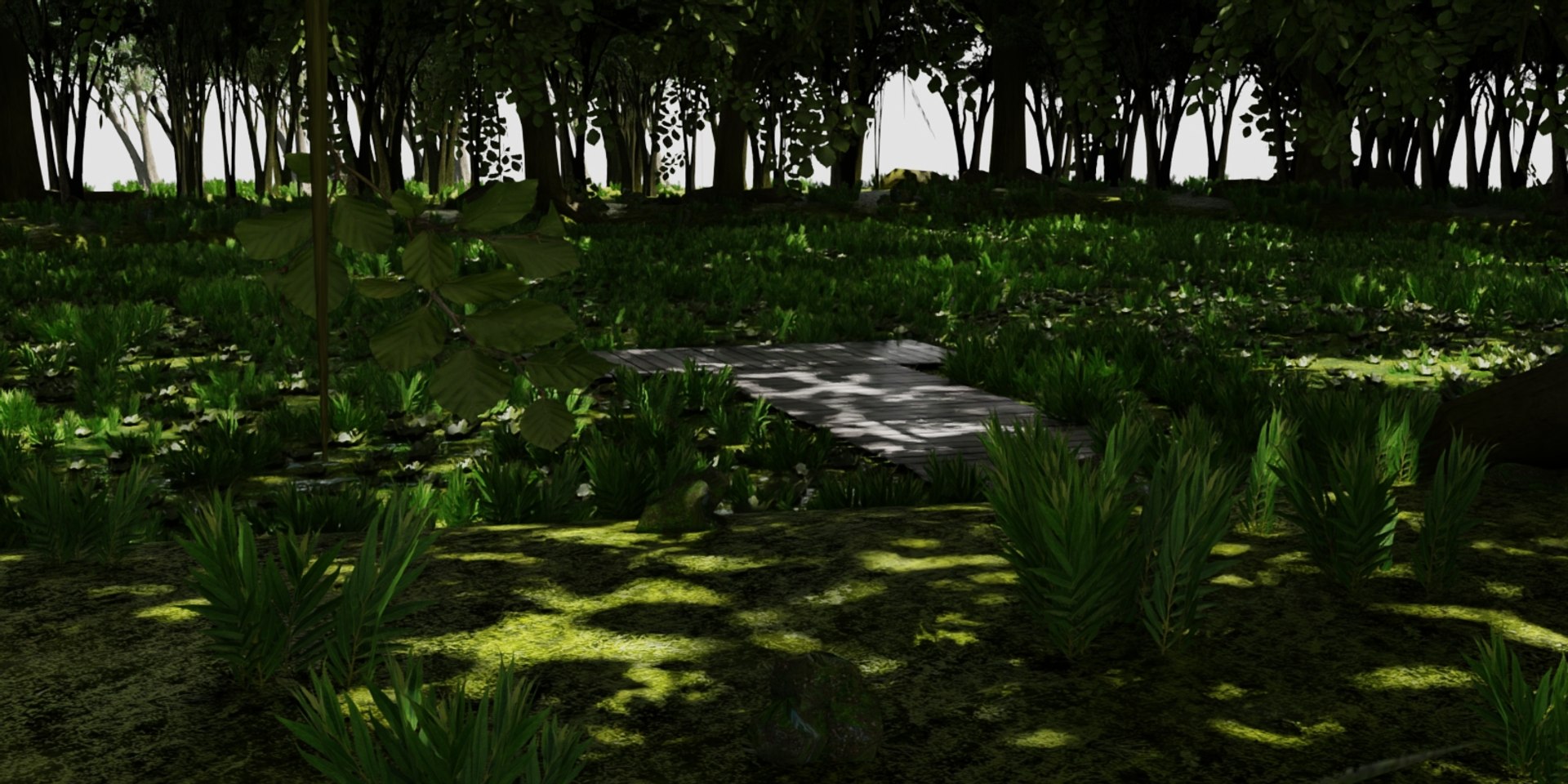 3D Swamp Nature - TurboSquid 1535203