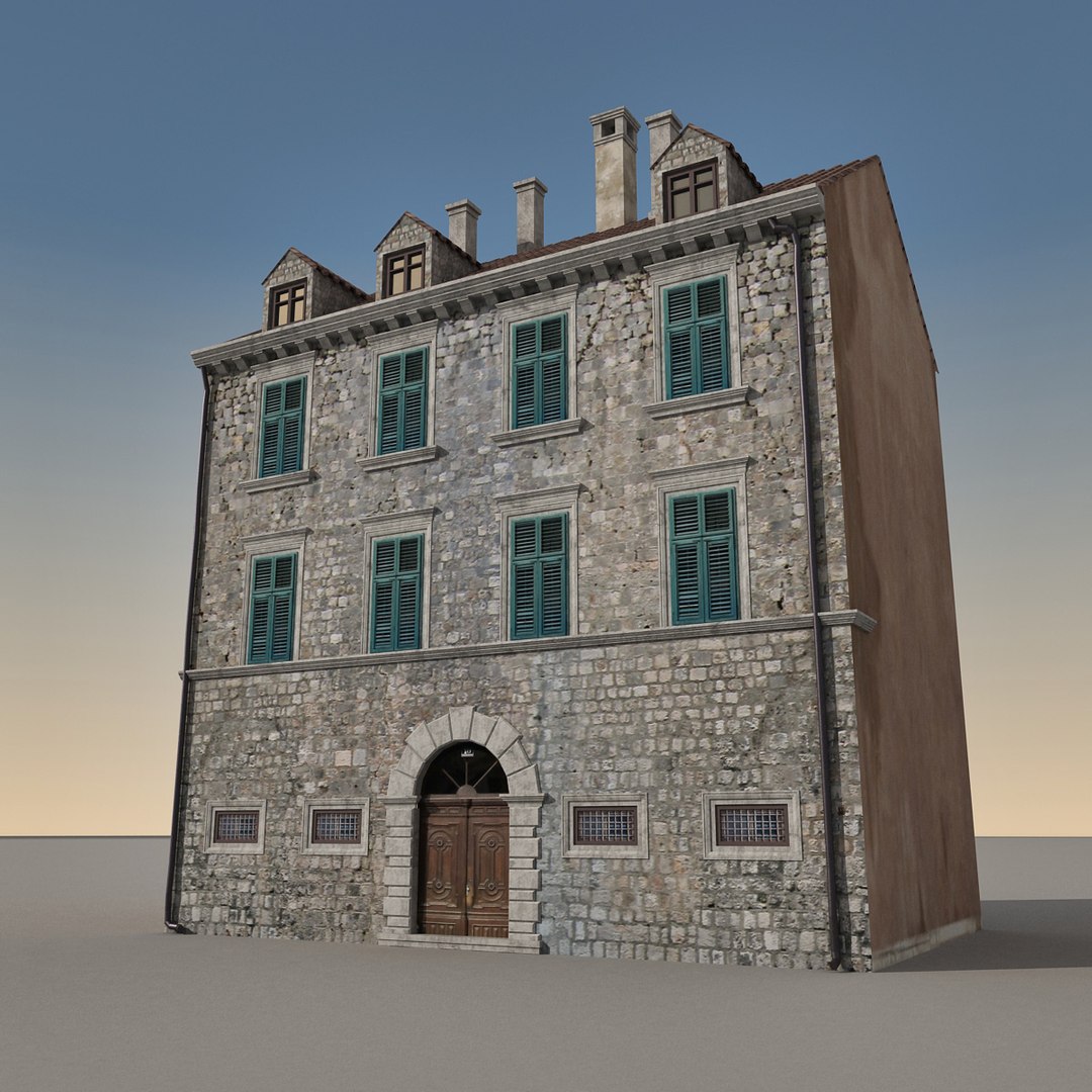3d Model Building Italian