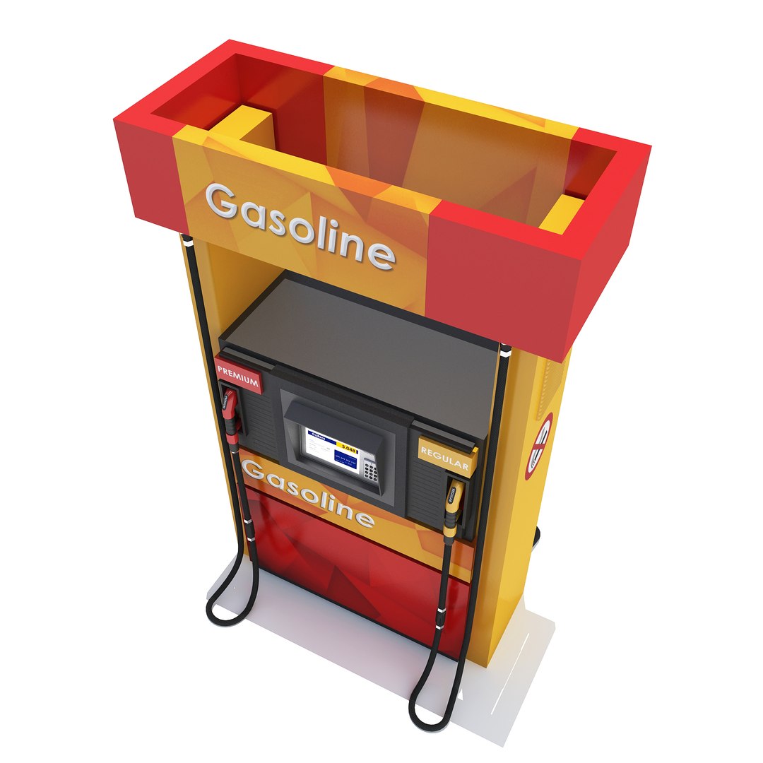 3d Model Gas Pump