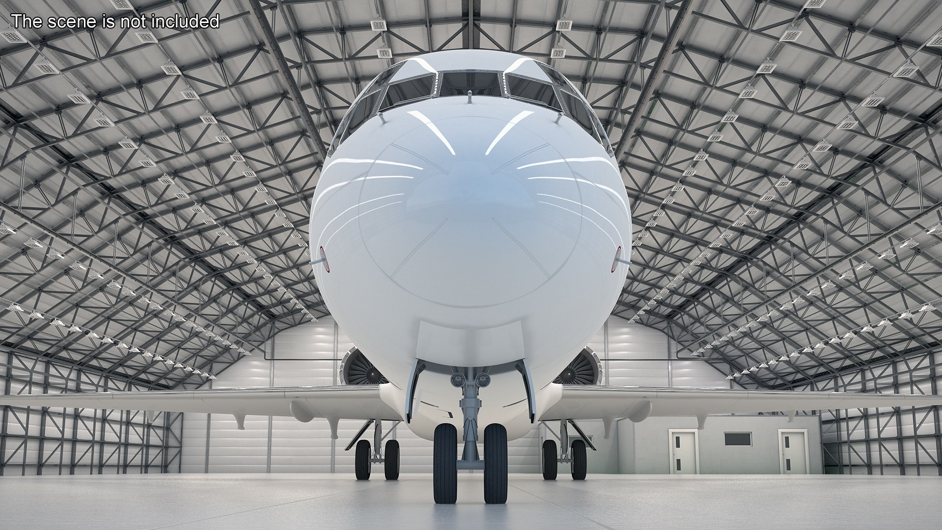 3D Volotea Boeing 717-200 Commercial Jet - TurboSquid 2292232