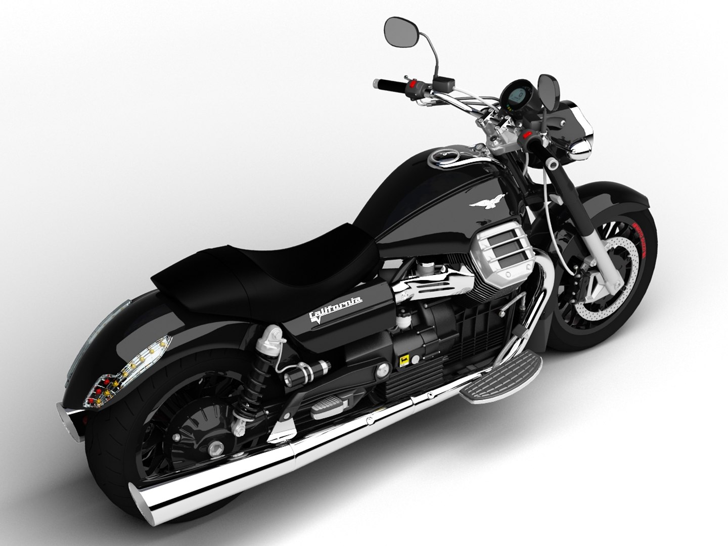 3d Model Of Moto Guzzi 1400 California