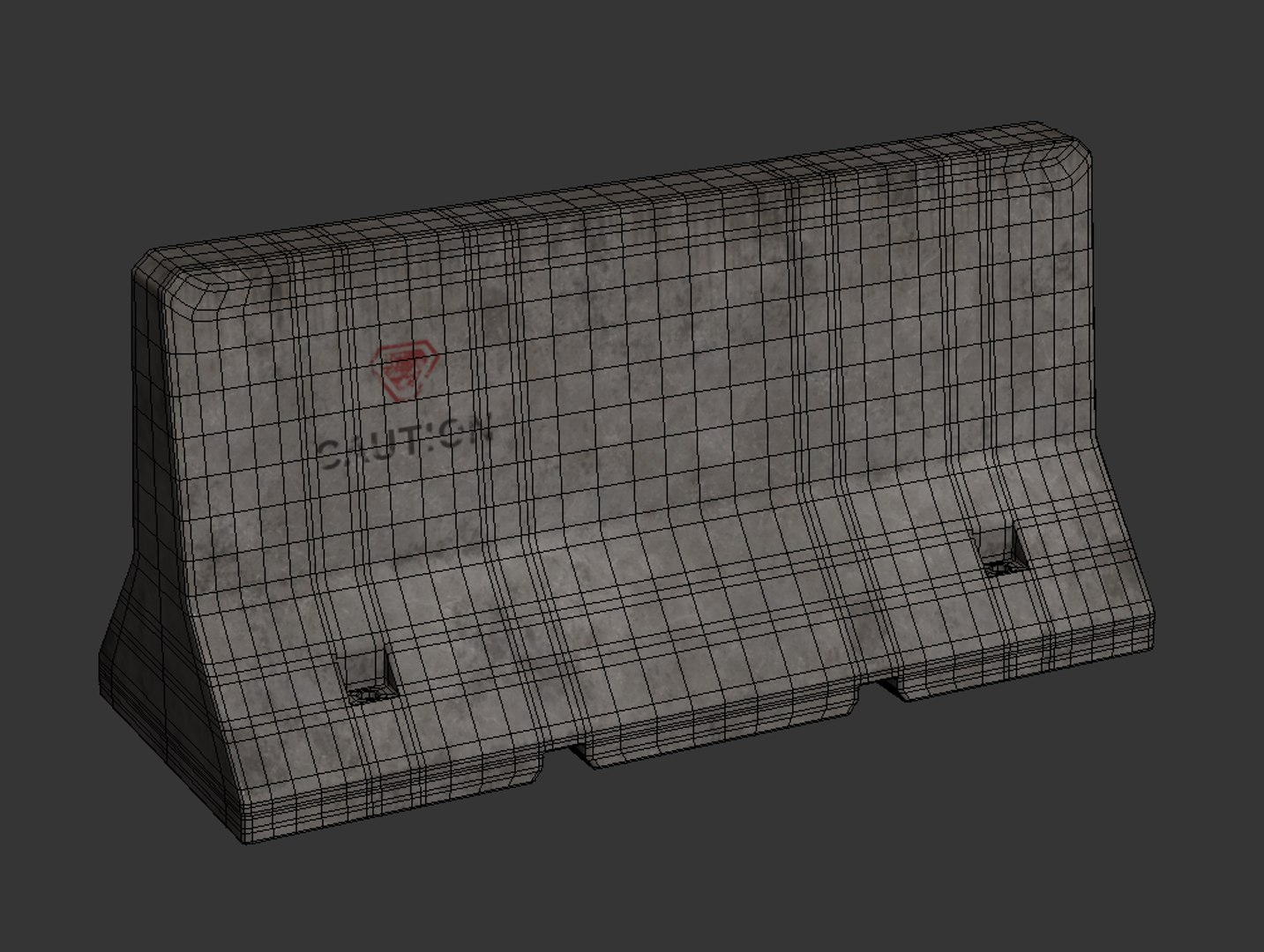 Realistic concrete slab model - TurboSquid 1379185