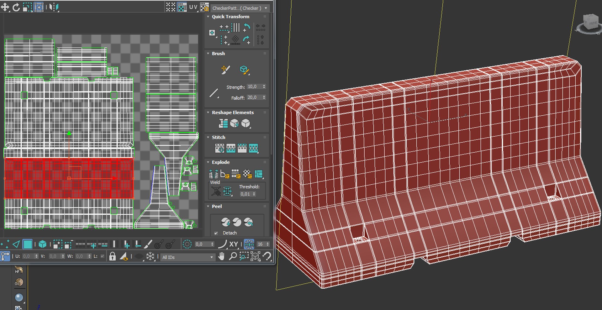 Realistic concrete slab model - TurboSquid 1379185
