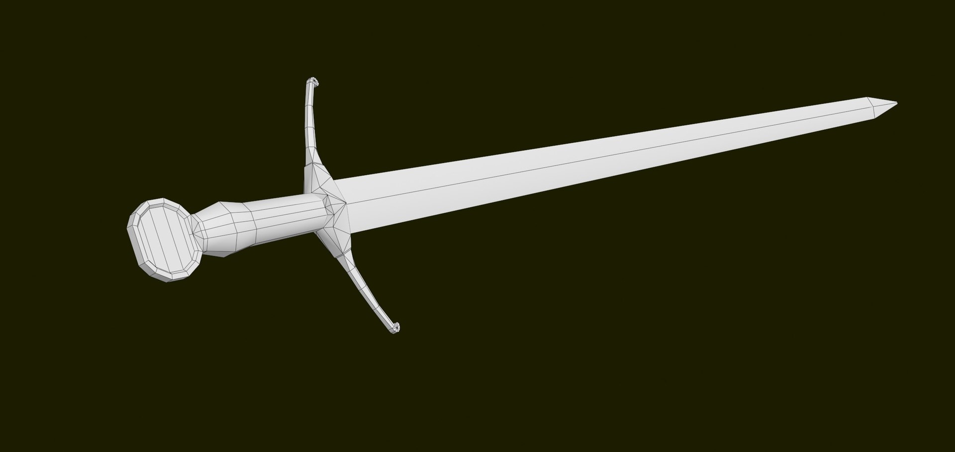 Fantasy Medieval Long Sword 3D Model - TurboSquid 1498584