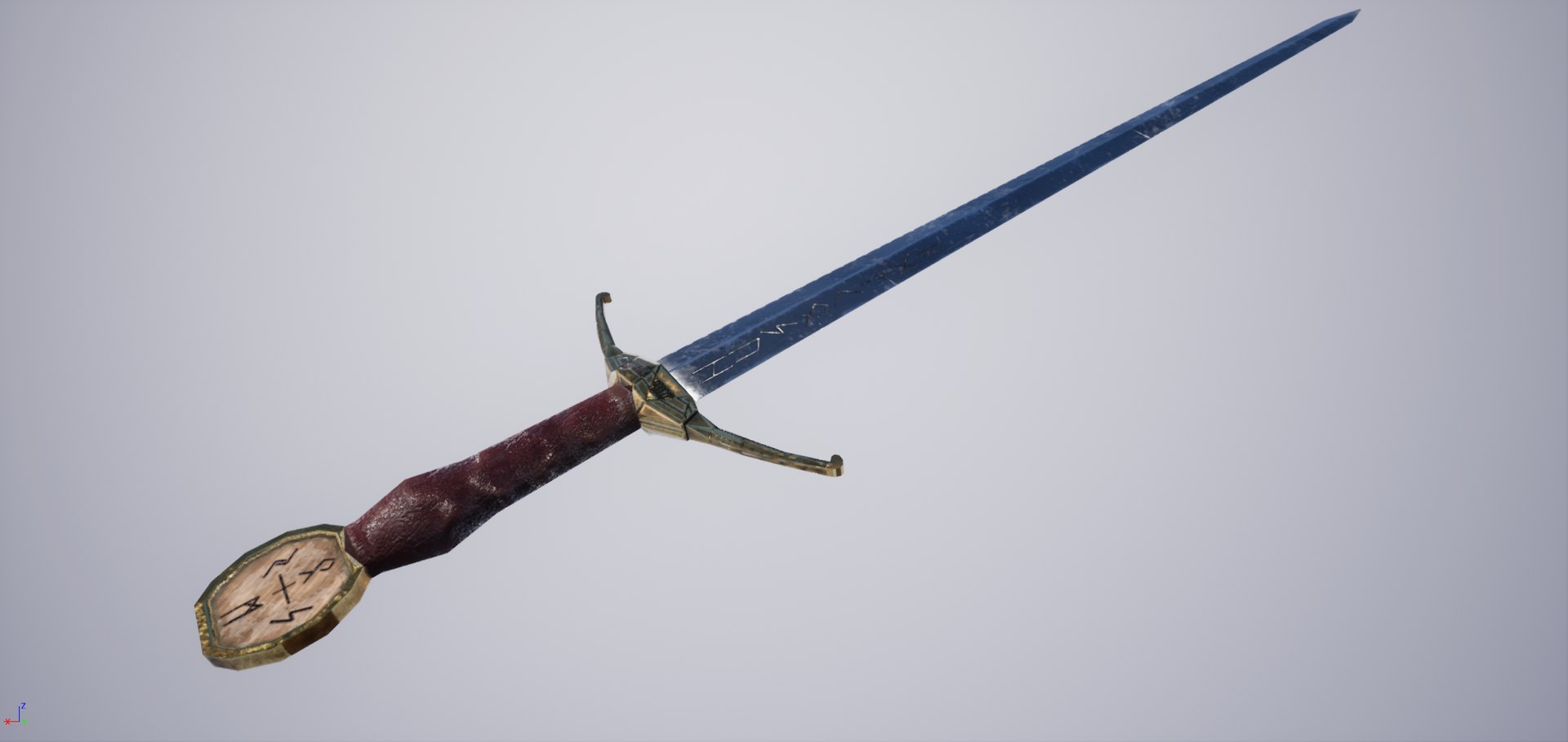 Fantasy Medieval Long Sword 3D Model - TurboSquid 1498584
