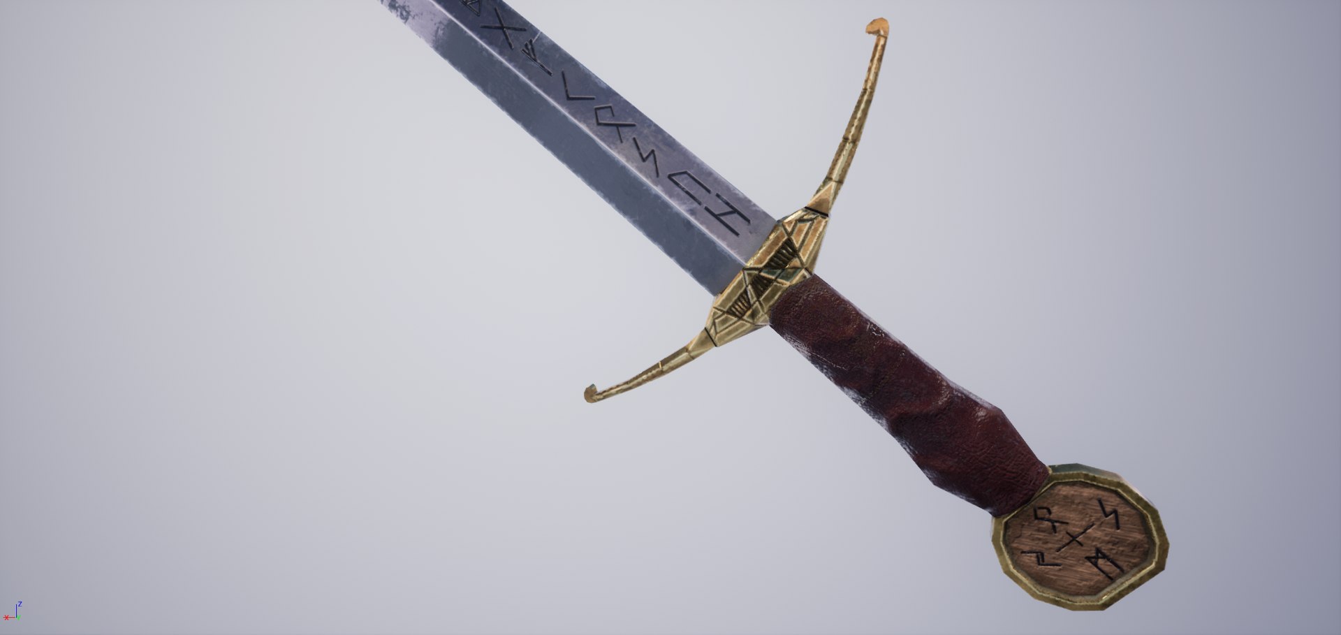 Fantasy Medieval Long Sword 3D Model - TurboSquid 1498584