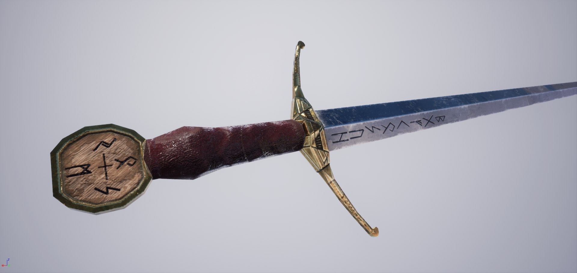 Fantasy Medieval Long Sword 3D Model - TurboSquid 1498584