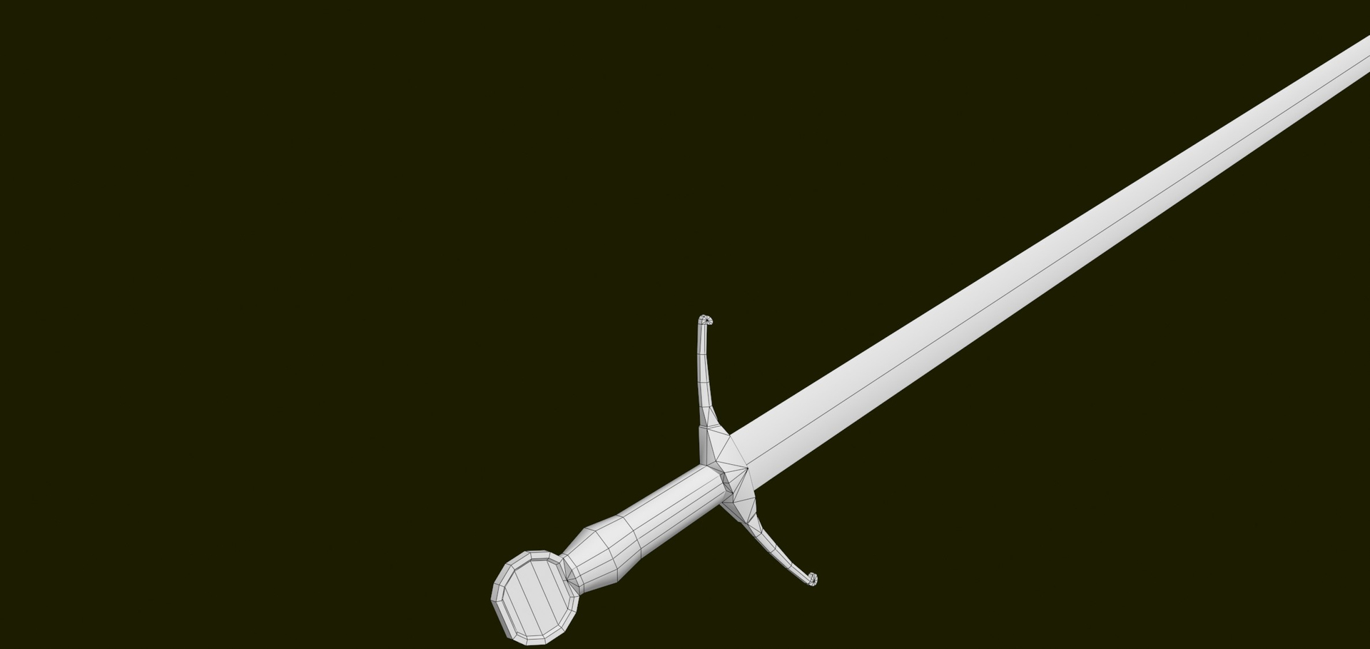 Fantasy Medieval Long Sword 3D Model - TurboSquid 1498584