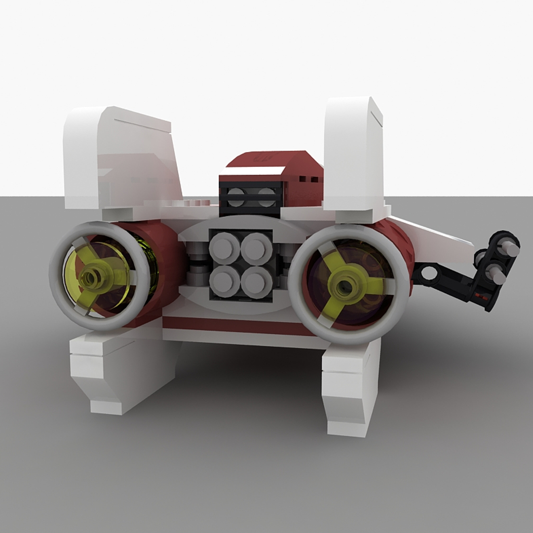 dwg lego a-wing starfighter