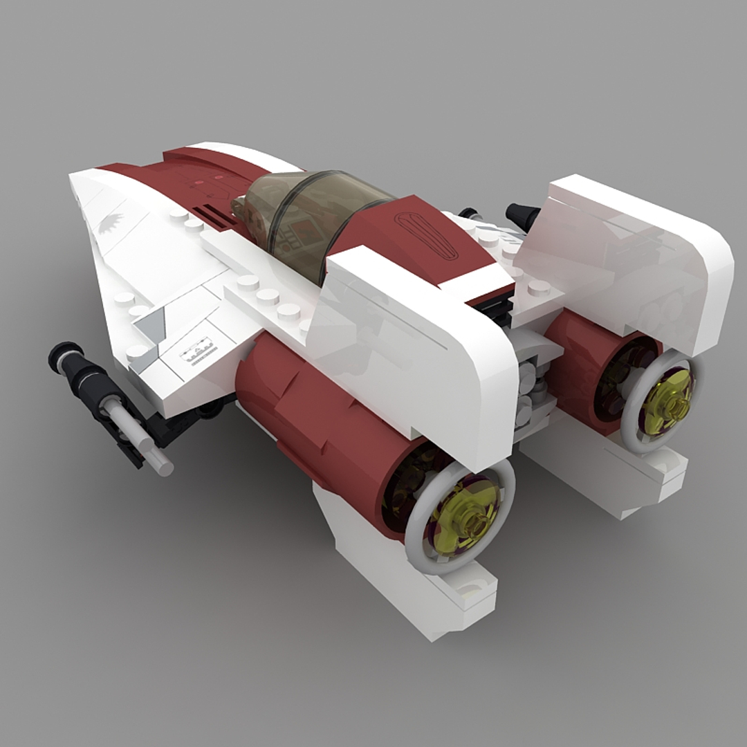dwg lego a-wing starfighter