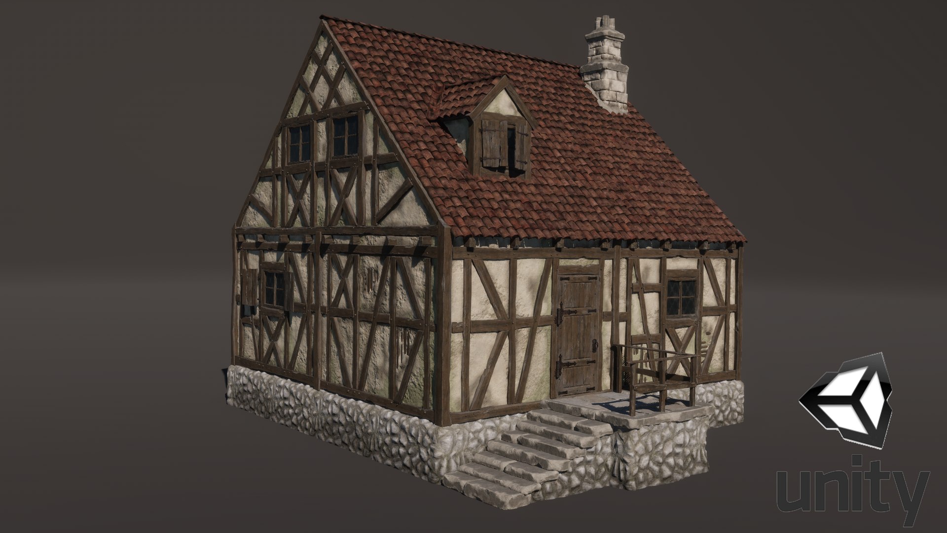 Medieval House 08 Game Ready 3D Model - TurboSquid 2247936