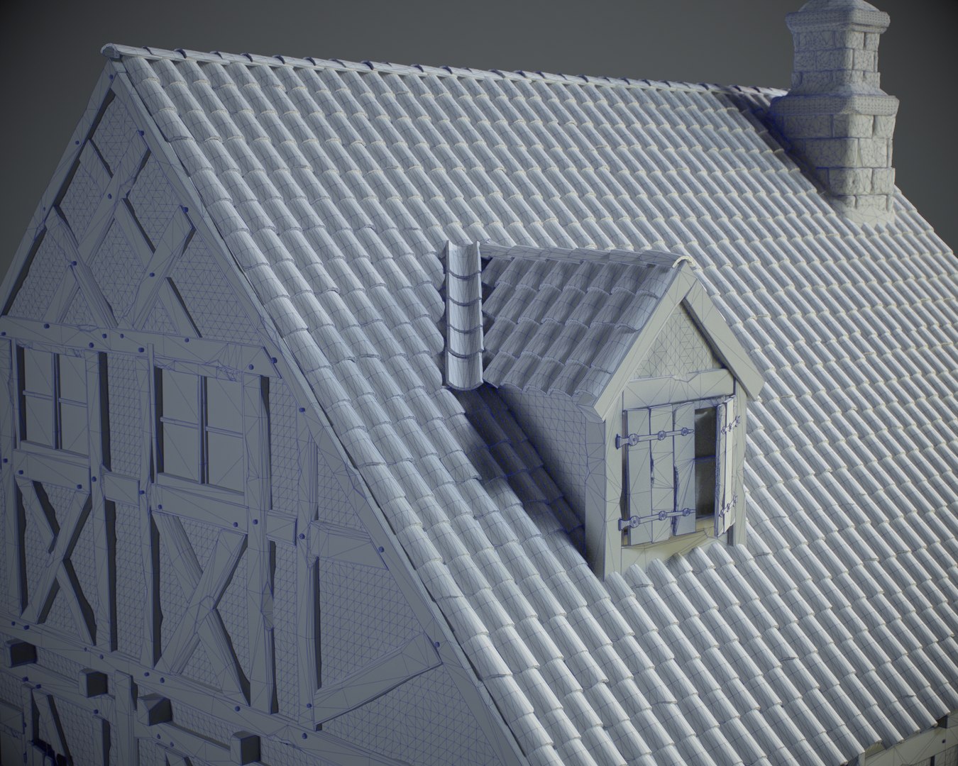 Medieval House 08 Game Ready 3D Model - TurboSquid 2247936