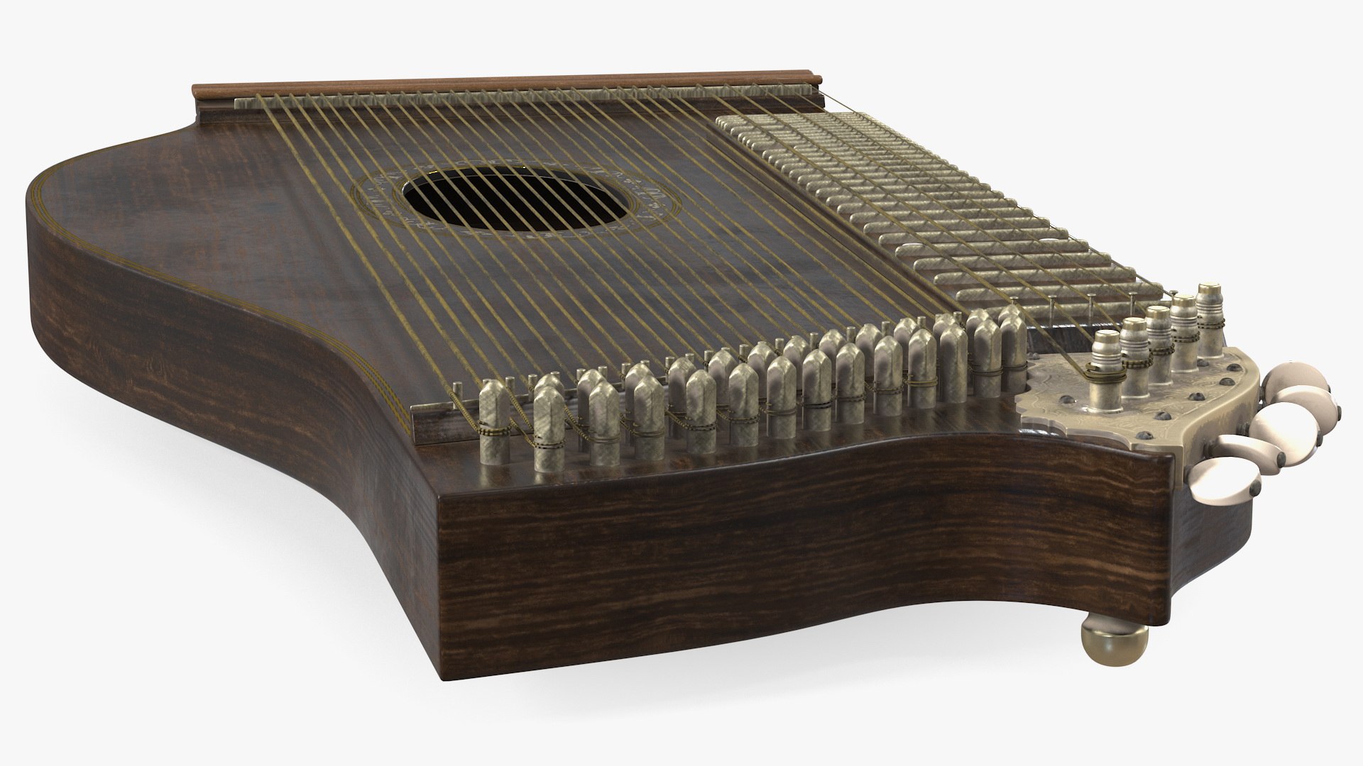 3D Concert Zither Model - TurboSquid 1684529
