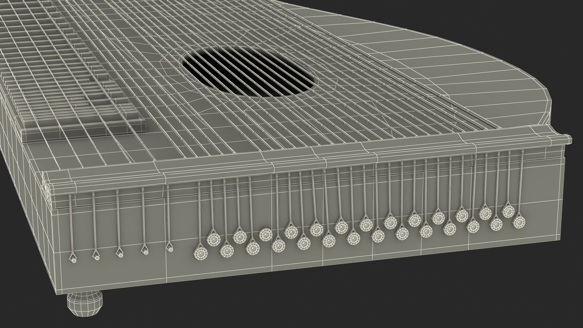 3D Concert Zither Model - TurboSquid 1684529