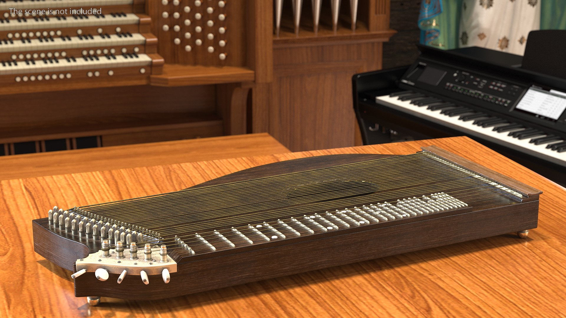 3D Concert Zither Model - TurboSquid 1684529
