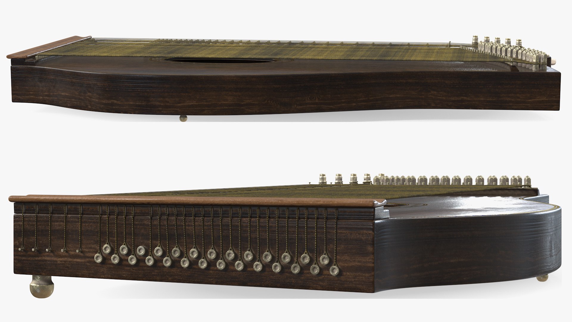 3D Concert Zither Model - TurboSquid 1684529