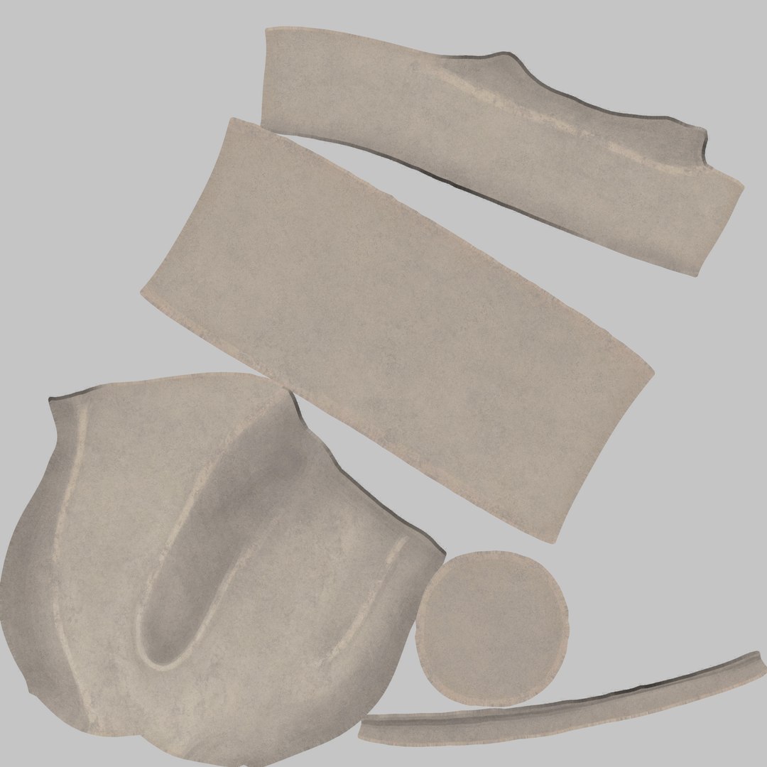 3D Abstract Tall Figure Sculpture Model - TurboSquid 2189682