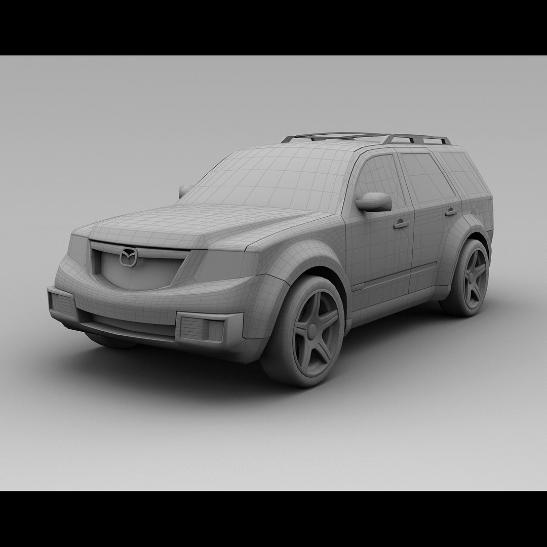 3d mazda tribute 2008 model