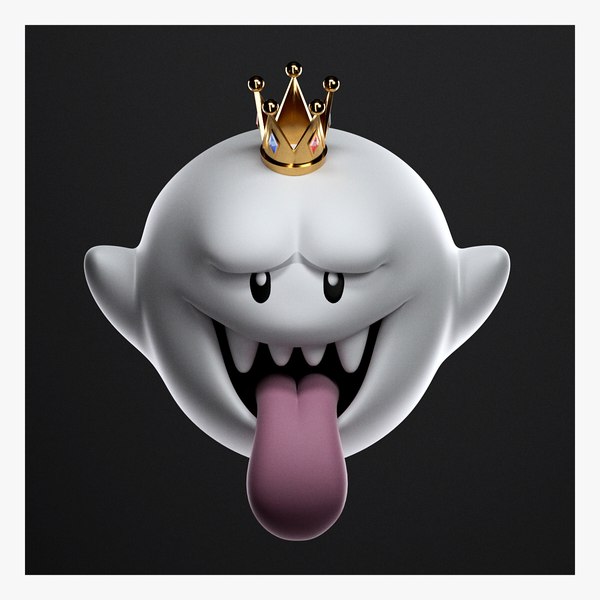 modèle 3D de Mario King Boo Fantôme - TurboSquid 2116352