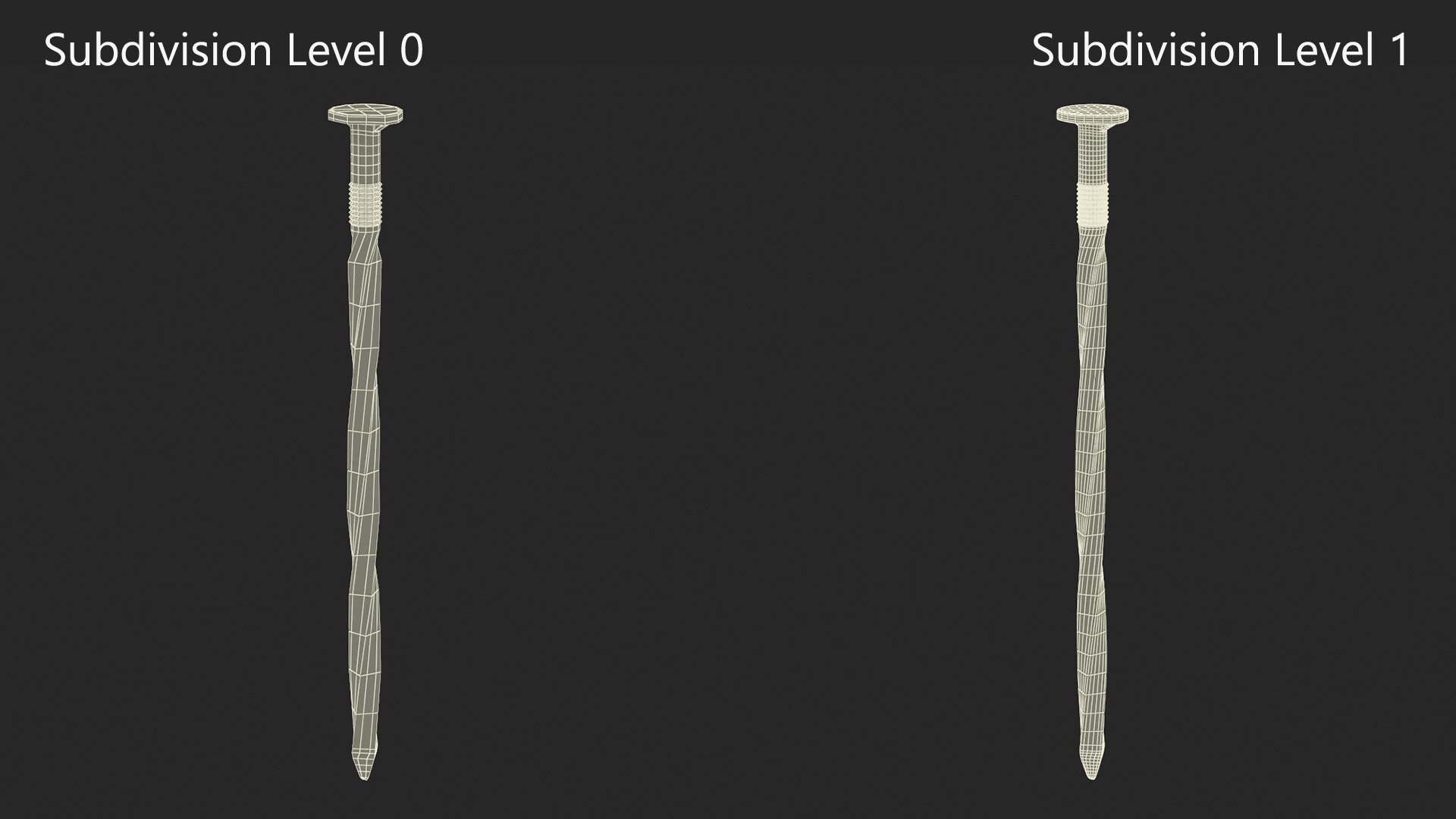 3D Model Deck Nails Old - TurboSquid 2052310