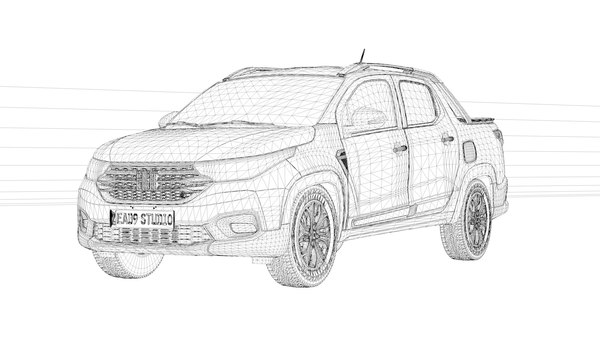 3D 2022 Fiat Strada - TurboSquid 1915145