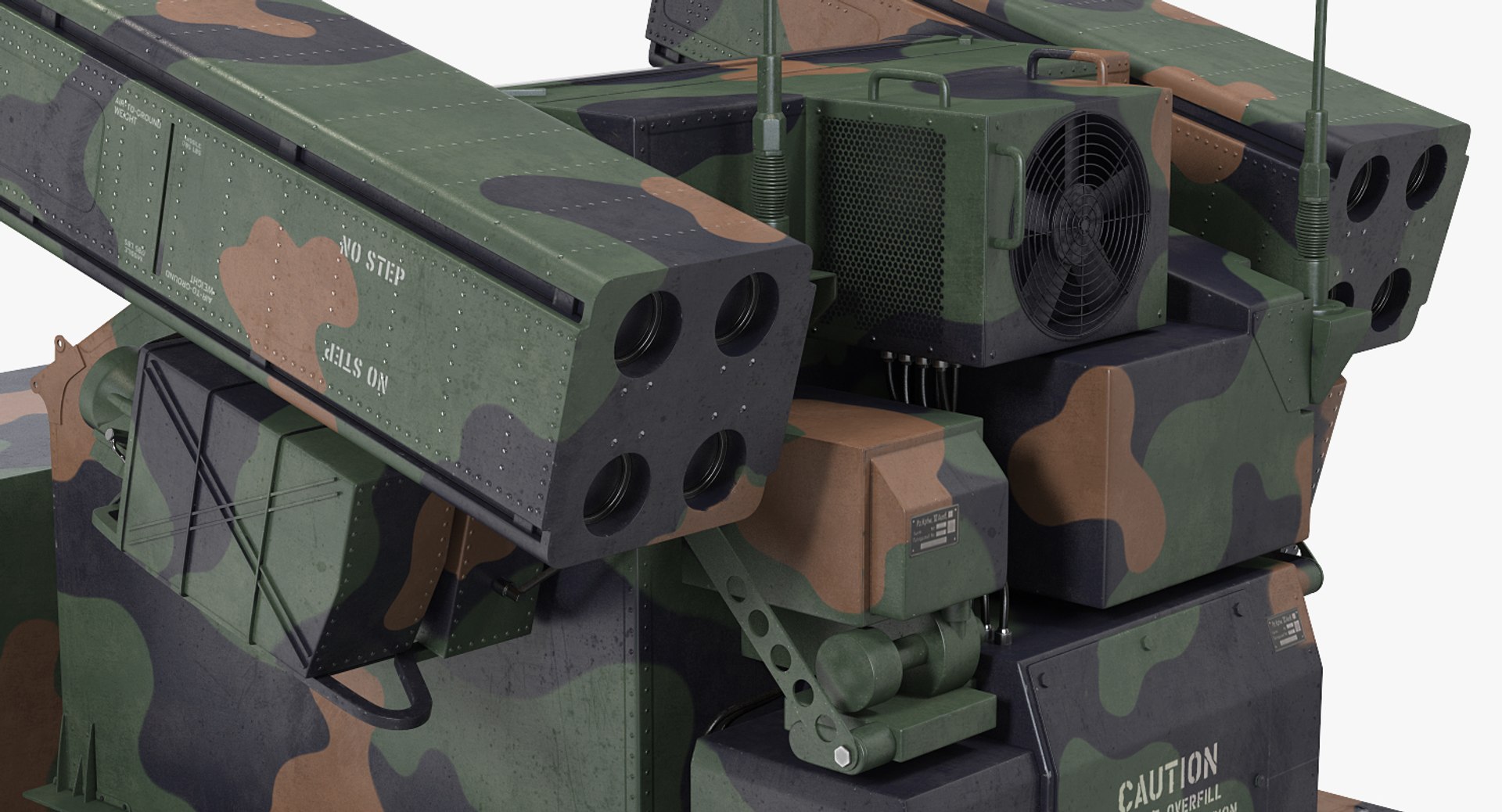 3d model hmmwv m998 equipped avenger