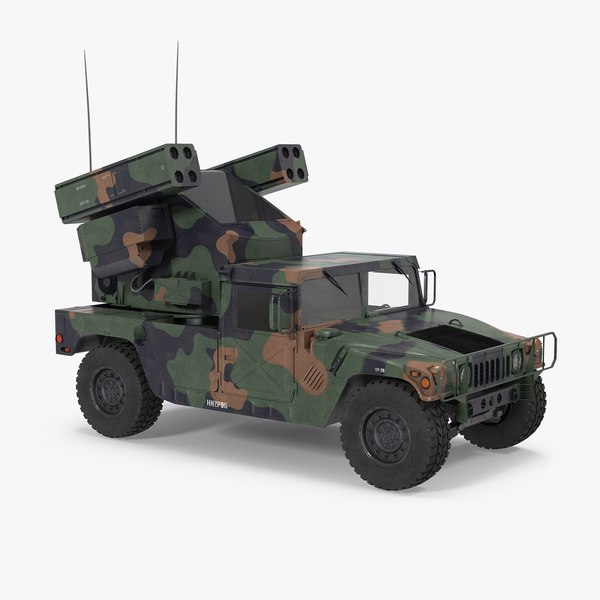 3d model hmmwv m998 equipped avenger