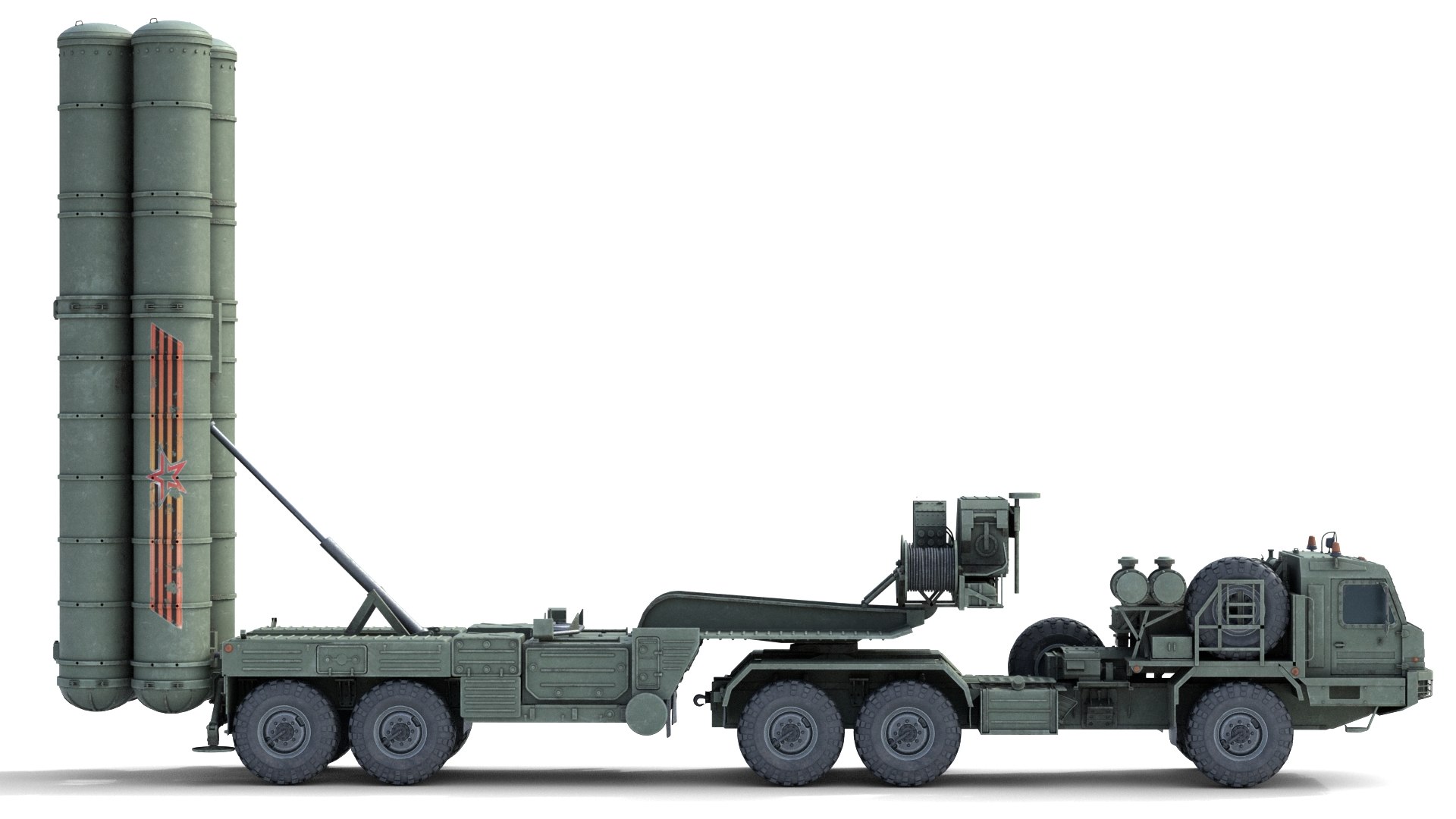 S 400 Triumf Air Defense System 3D Model - TurboSquid 2280566