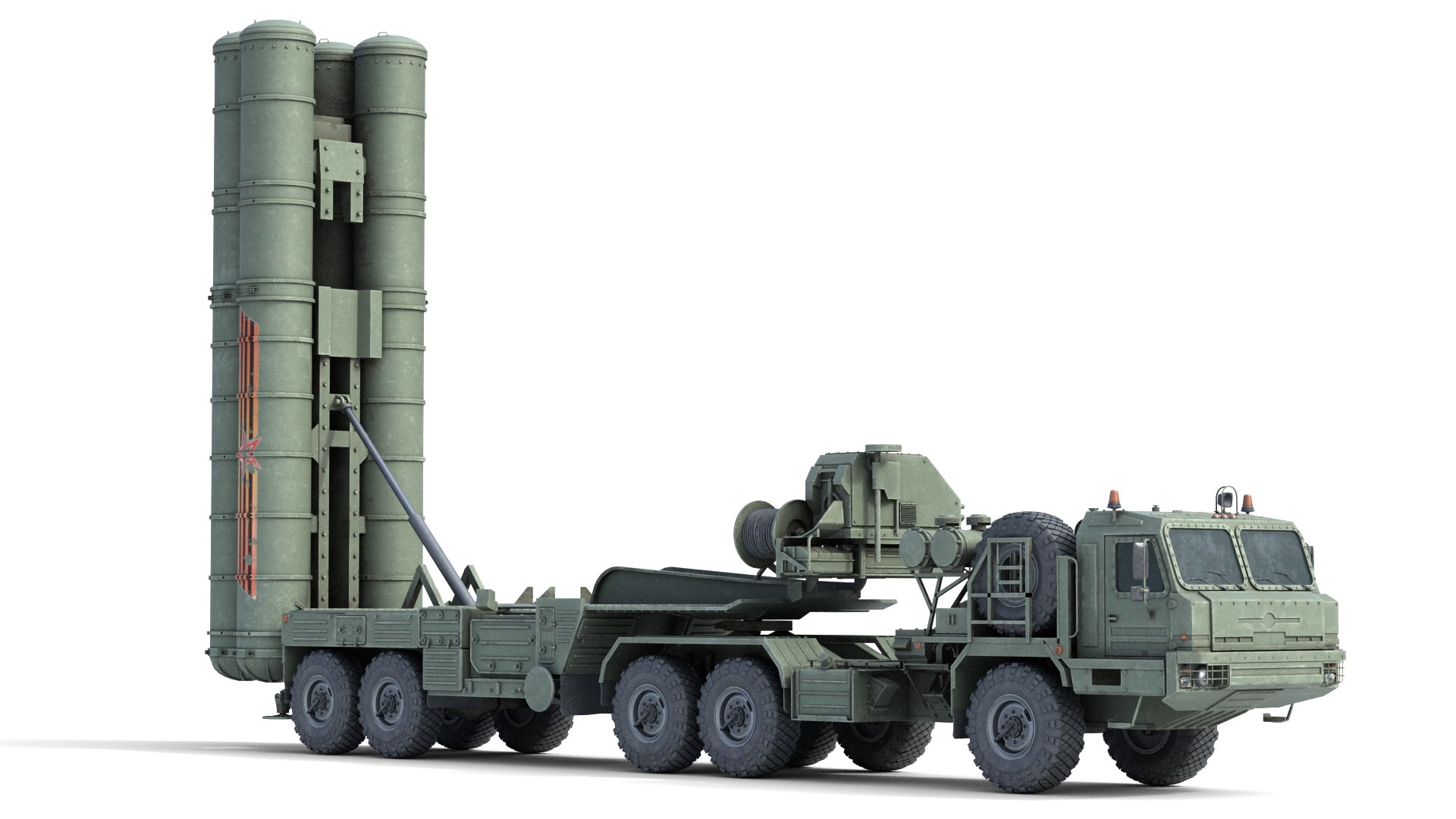 S 400 Triumf Air Defense System 3D Model - TurboSquid 2280566