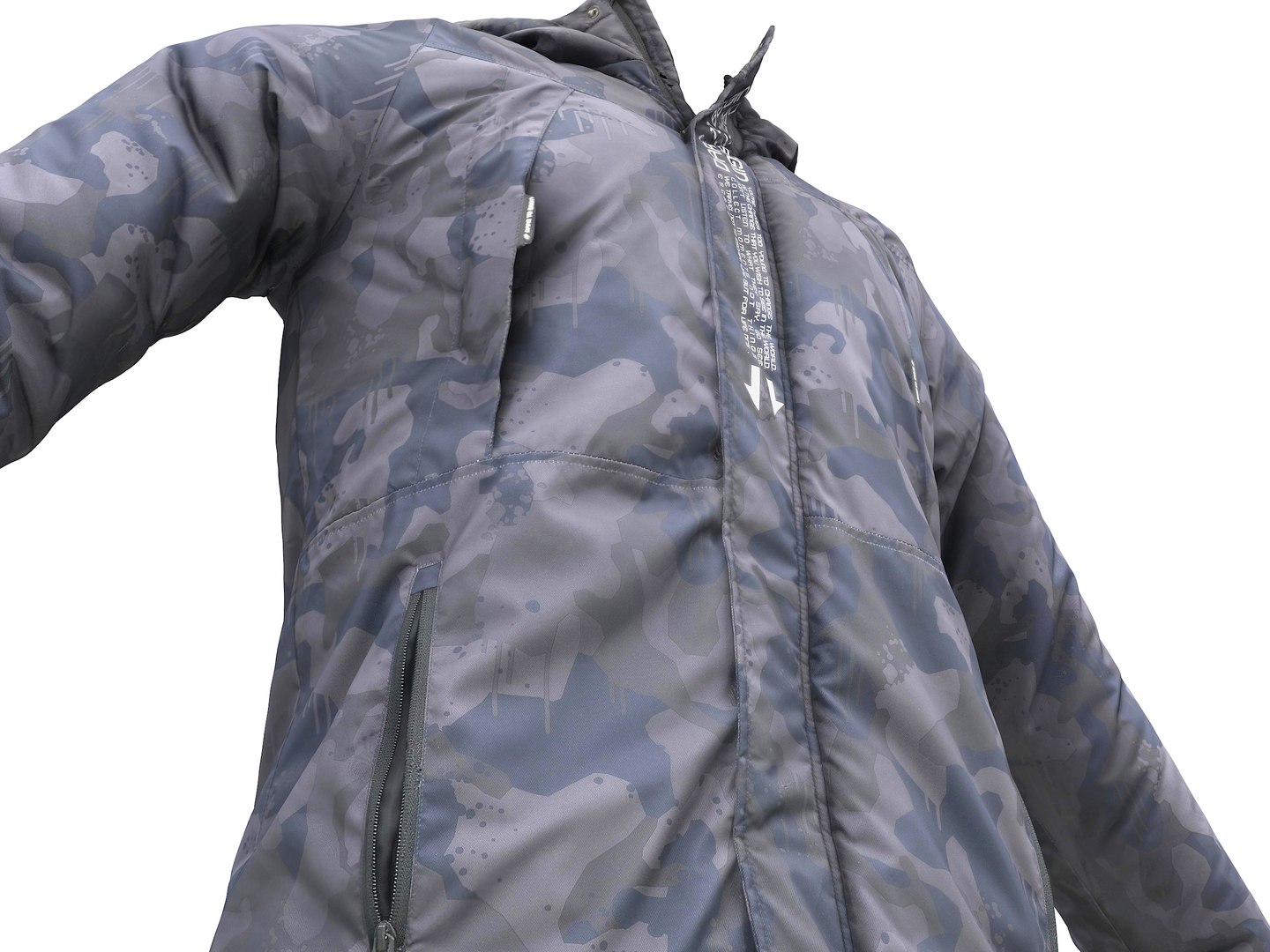 3D Snowboard Jacket Model - TurboSquid 1858598