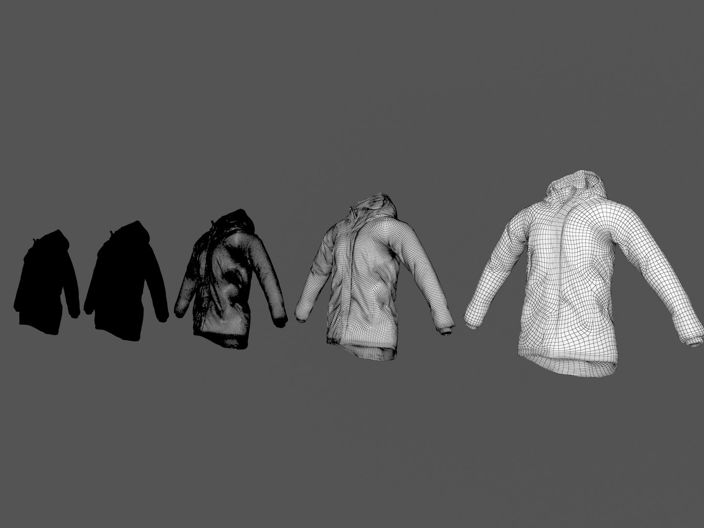 3D Snowboard Jacket Model - TurboSquid 1858598