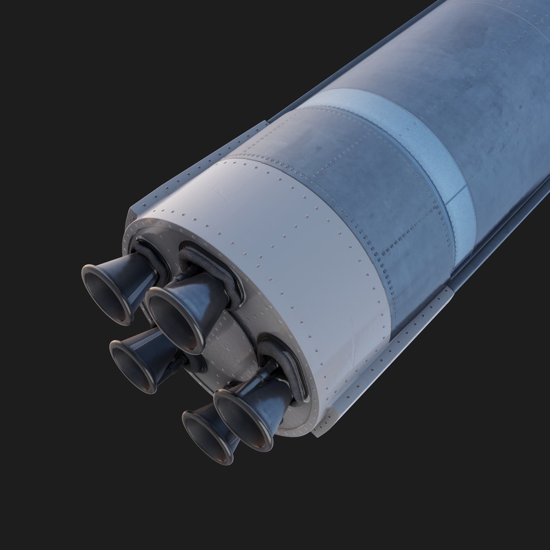 3D Astra Rocket 3 Realistic model - TurboSquid 1893685