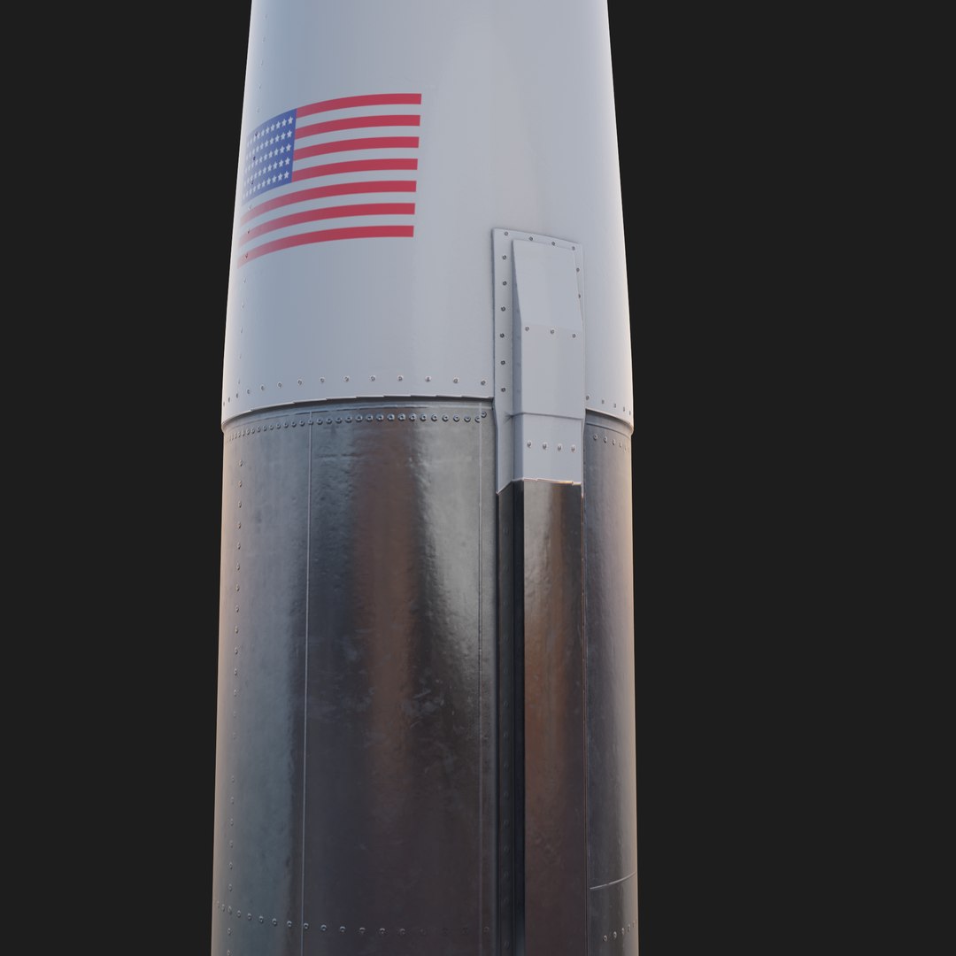 3D Astra Rocket 3 Realistic Model - TurboSquid 1893685