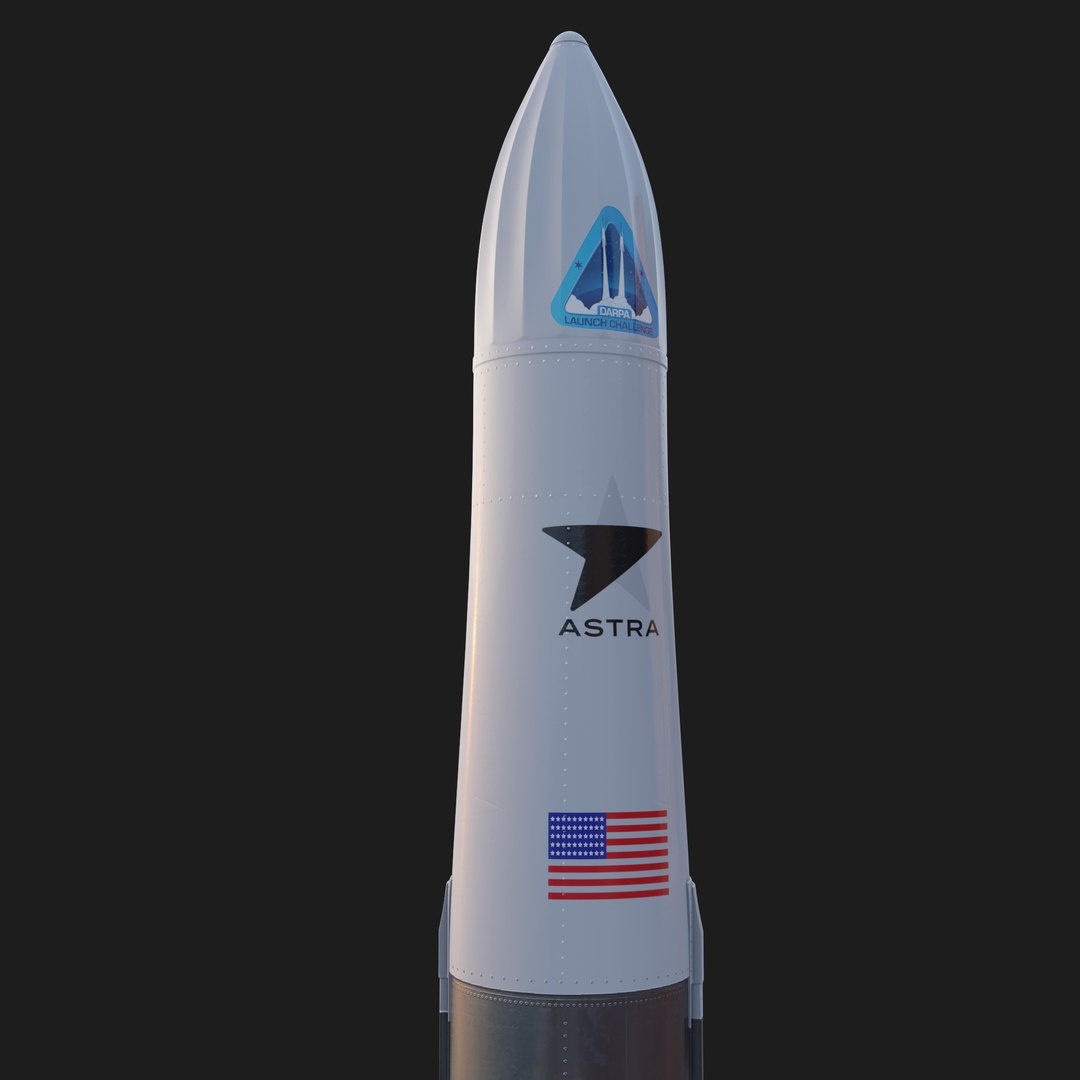 3D Astra Rocket 3 Realistic Model - TurboSquid 1893685