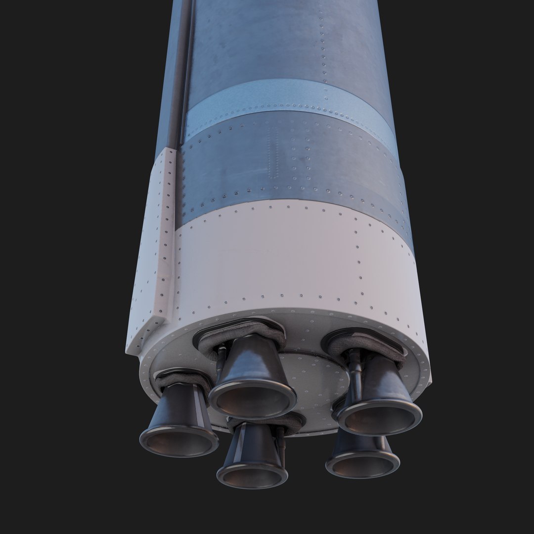 3D Astra Rocket 3 Realistic Model - TurboSquid 1893685