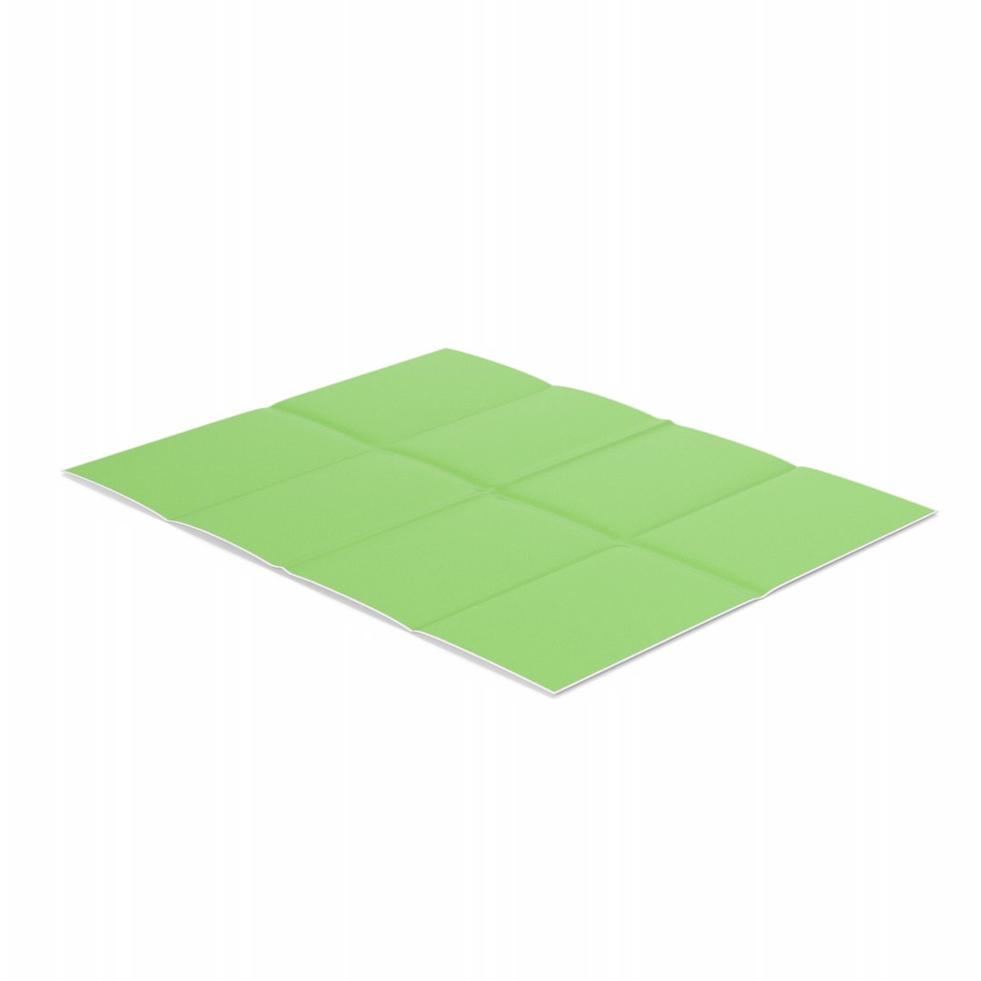 Green Map Paper 3D Model - TurboSquid 2159739