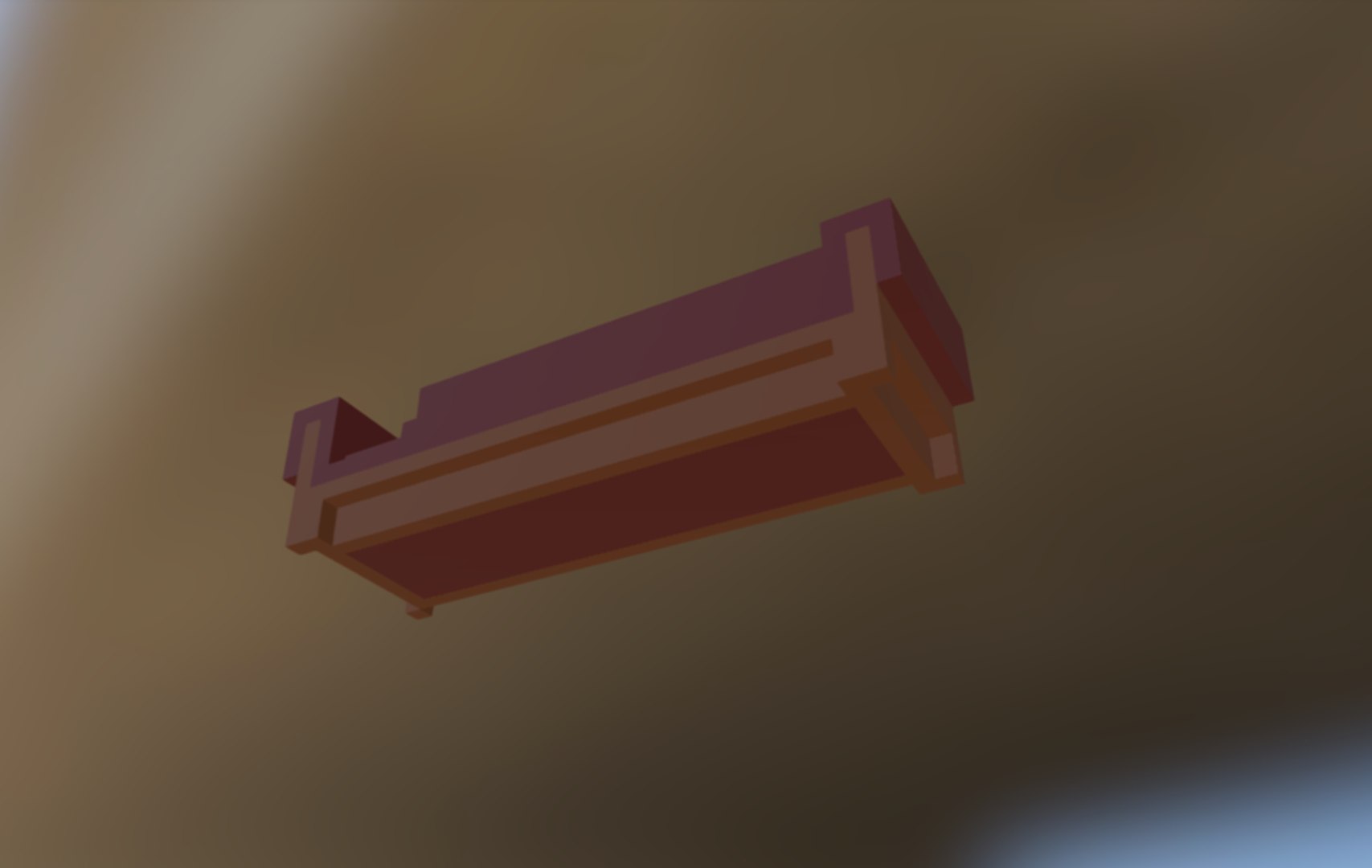 3d Obj Voxel Sofa Furniture