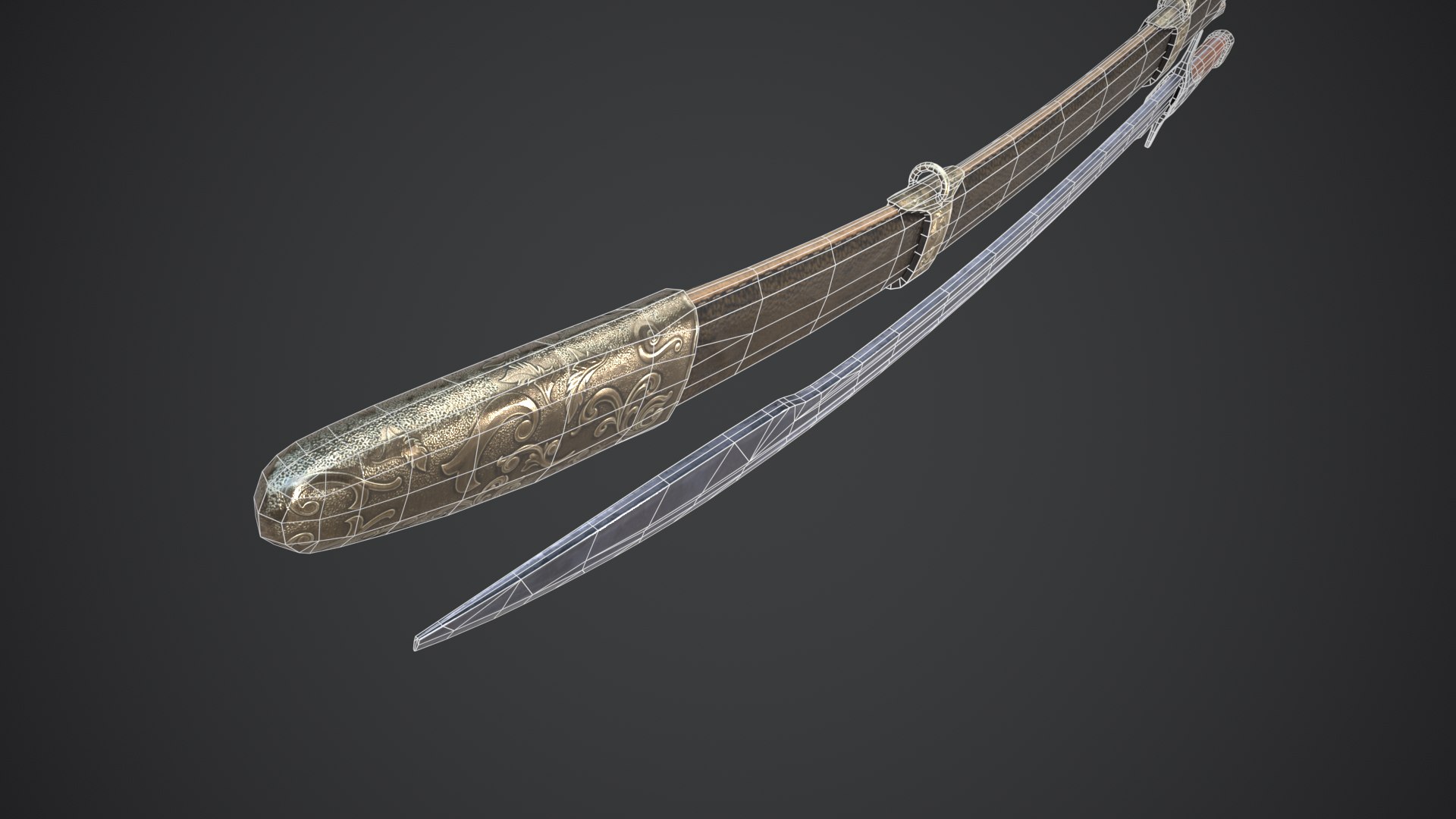 3D Medieval Saber - TurboSquid 2131724